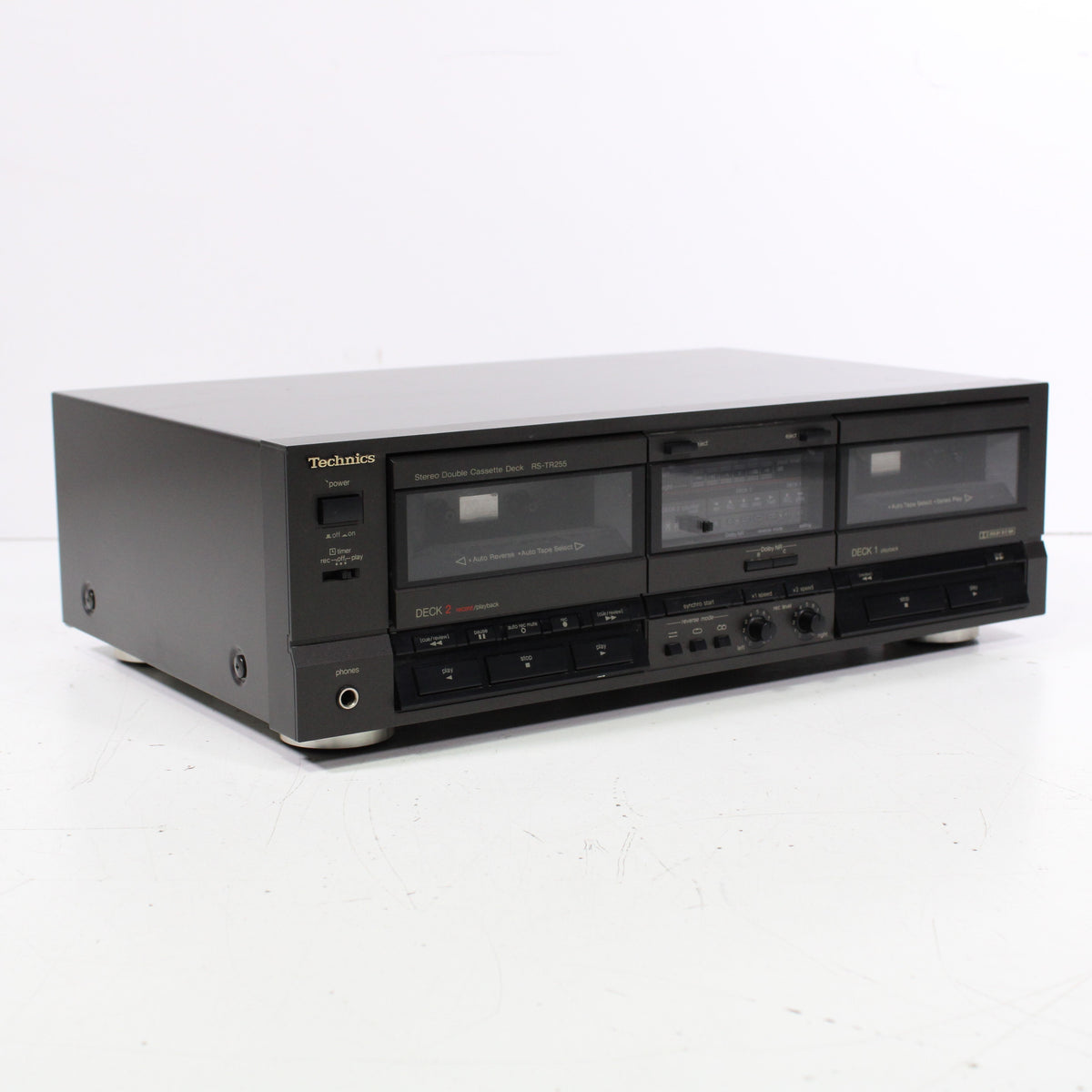 Technics RS-TR255 Stereo Double Cassette Deck Auto Reverse — SpenCertified