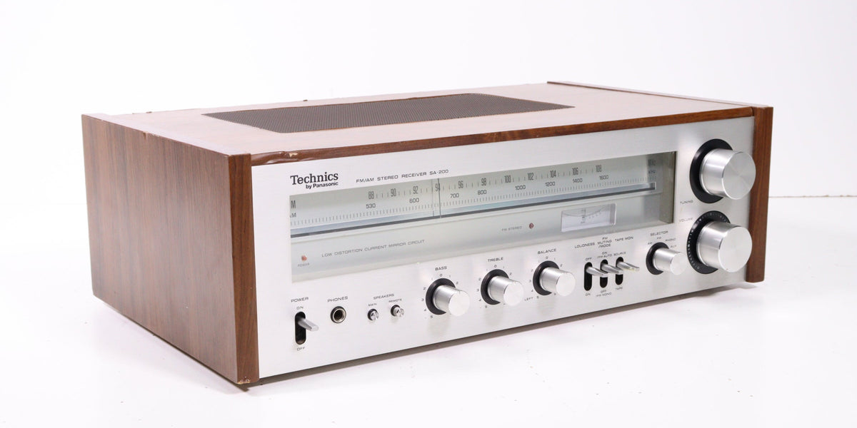 Technics SA-200 Vintage FM AM Stereo Receiver — SpenCertified