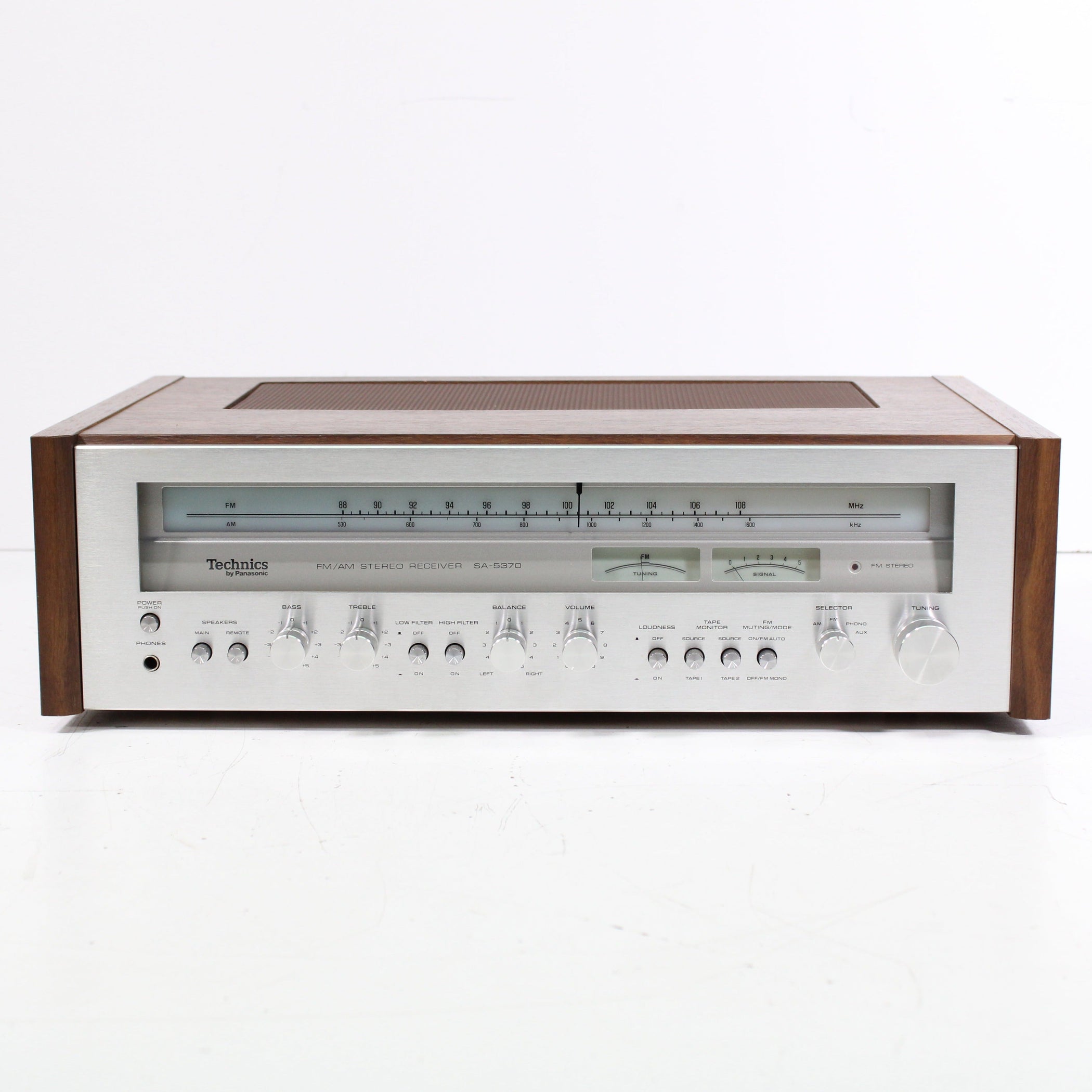 Technics SA-5370 Vintage AM/FM Stereo Receiver Silver Face (1977 ...