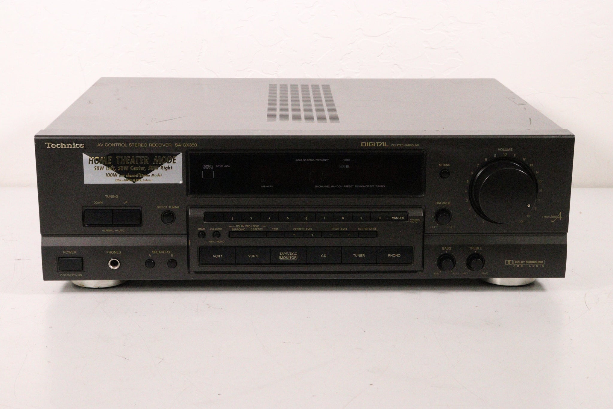 Technics SA-GX350 AV Control Stereo Receiver (NO REMOTE)
