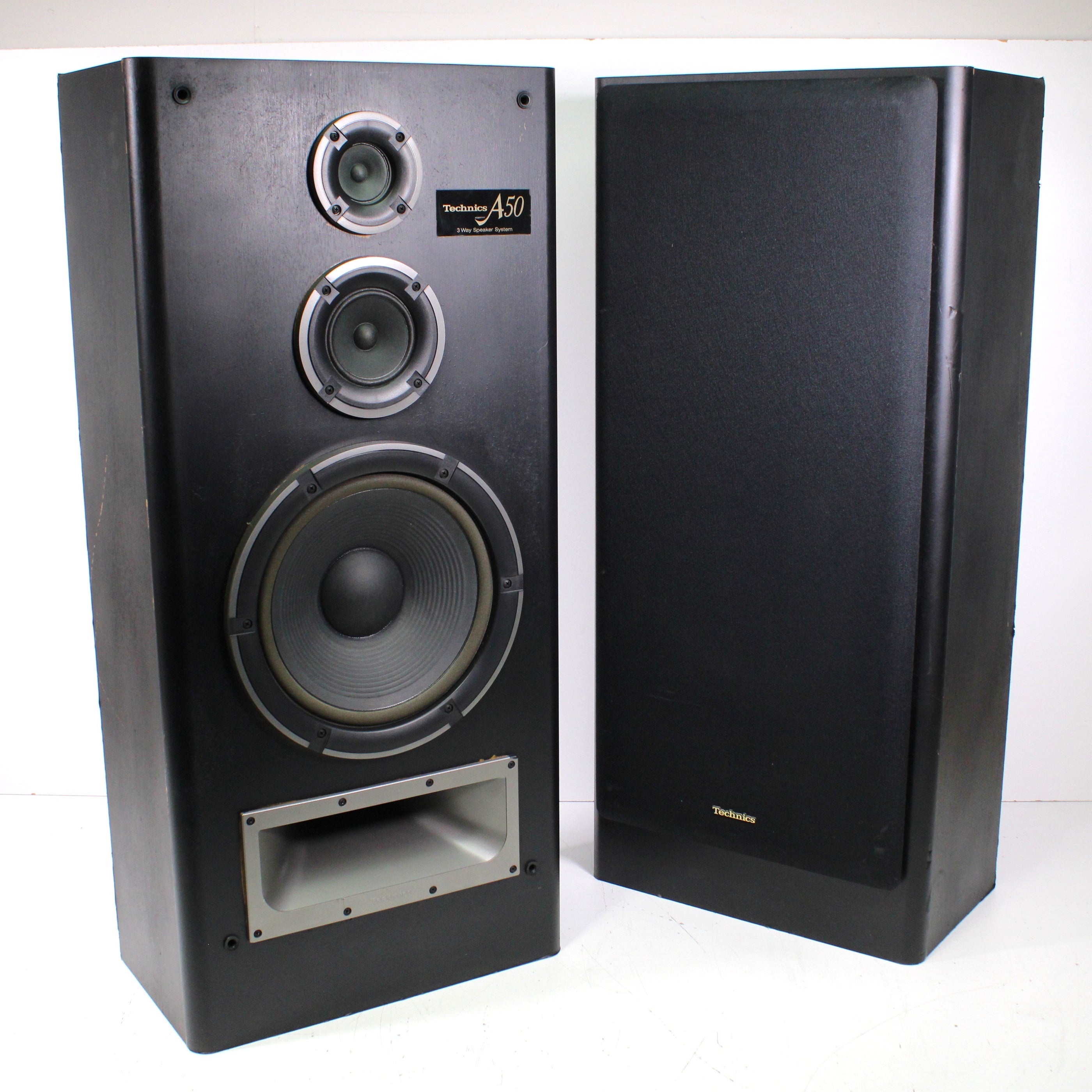 Technics SB-A50 3-Way Loudspeaker System Floorstanding Speaker Pair ...