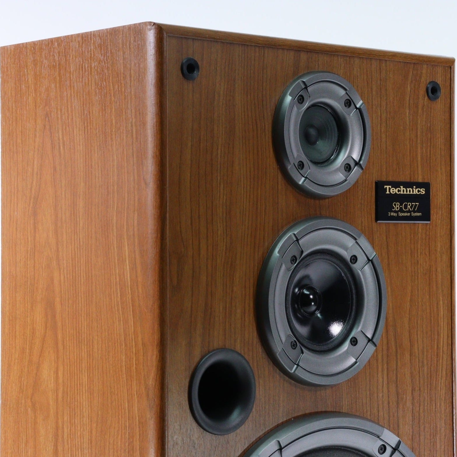 Technics SB-CR77 Vintage 3-Way Speaker System Pair 8 Ohms 200 Watts ...