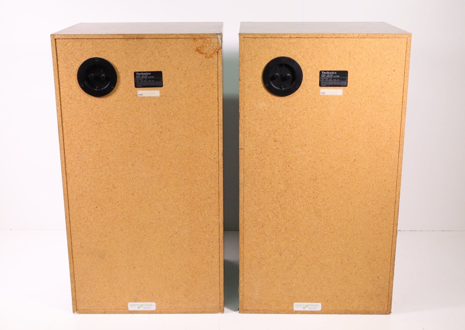 Technics SB-K40 3-Way Speaker System Pair — SpenCertified