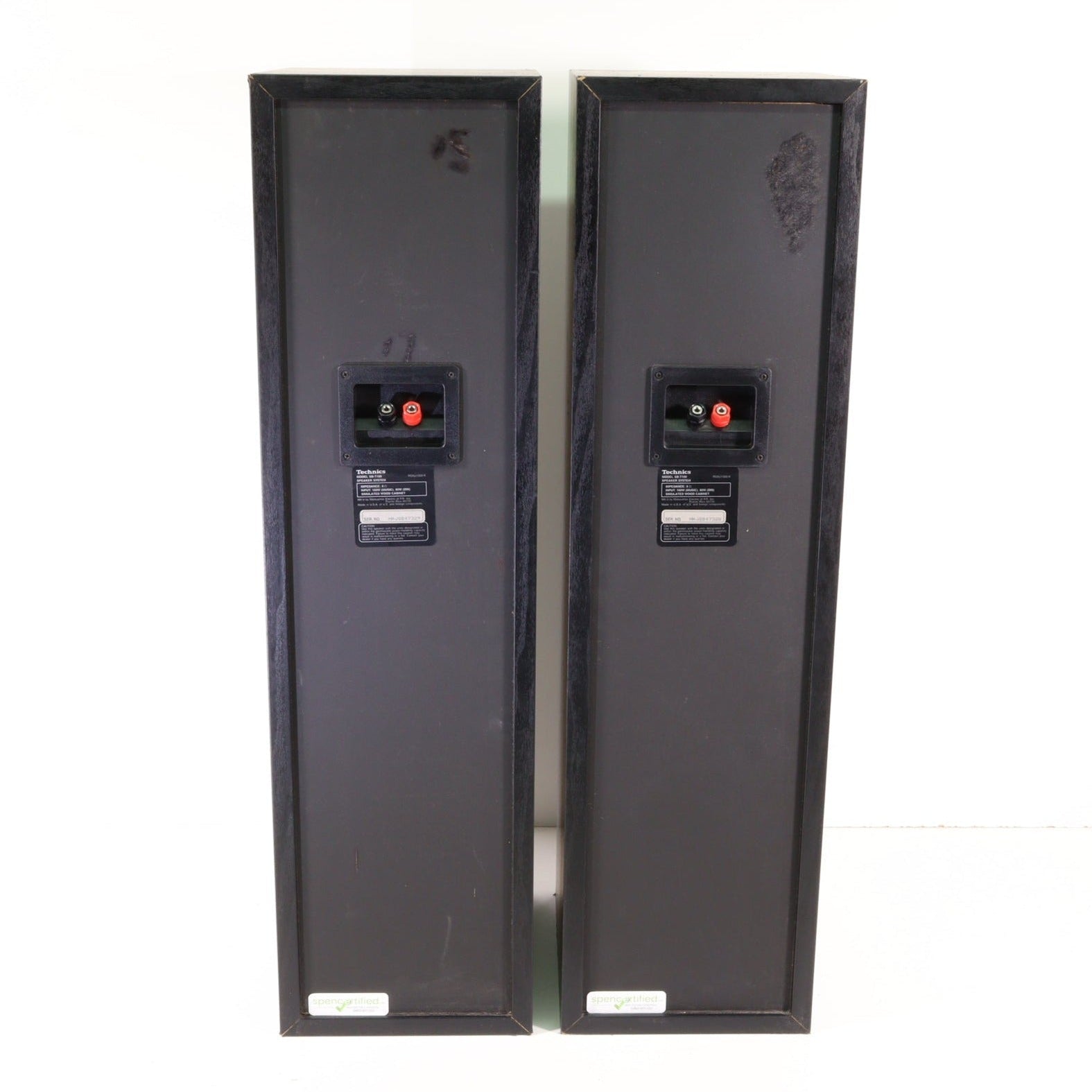 Technics SB-T100 Speaker Pair Set of 2 Floorstanding Speakers (MISSING ...