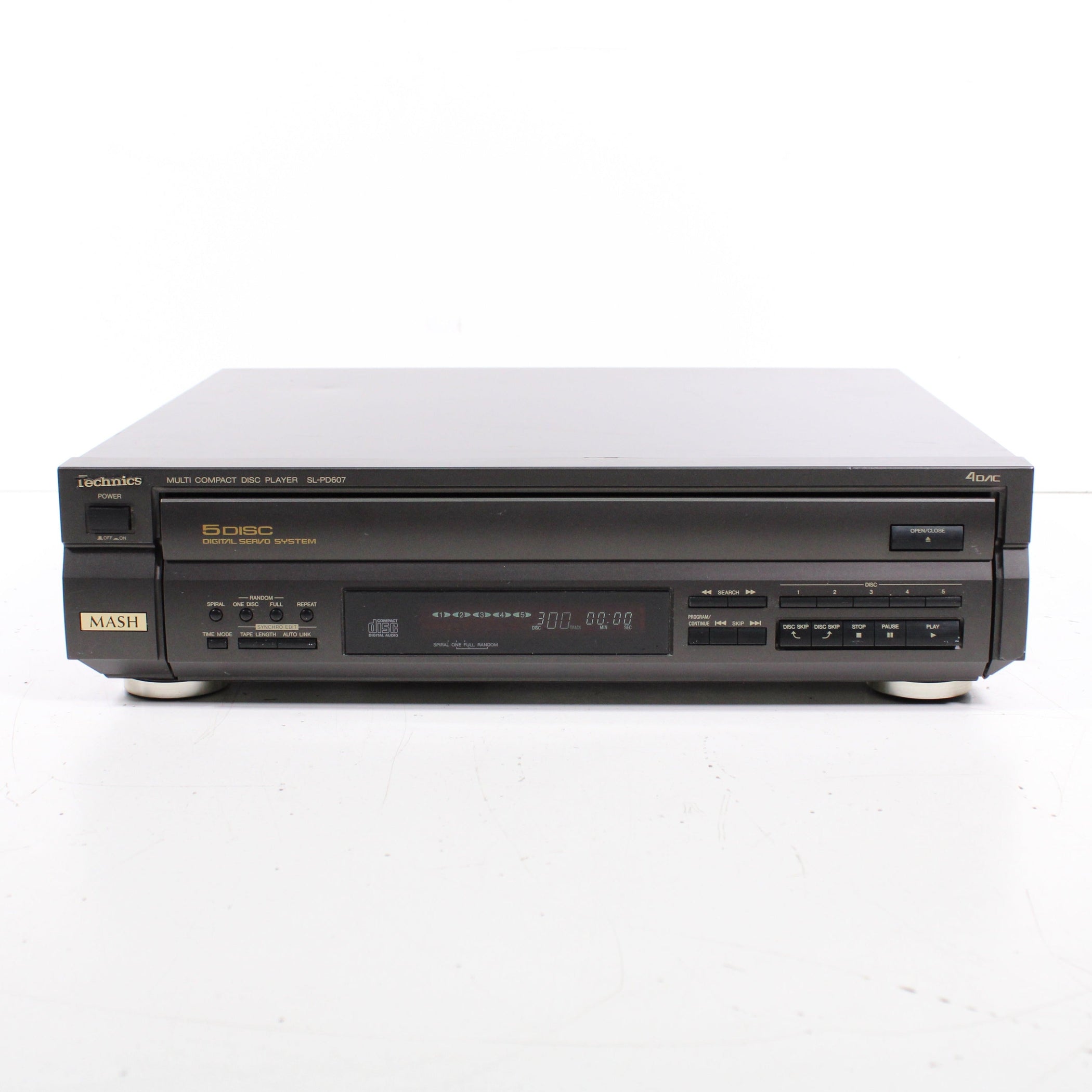 Technics SL-PD607 5-Disc CD Changer Multi Compact Disc Player (1991 ...