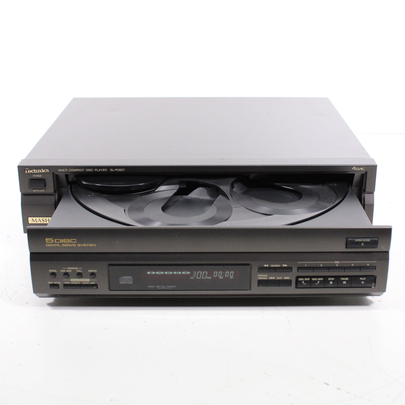 Technics SL-PD607 5-Disc CD Changer Multi Compact Disc Player (1991 ...