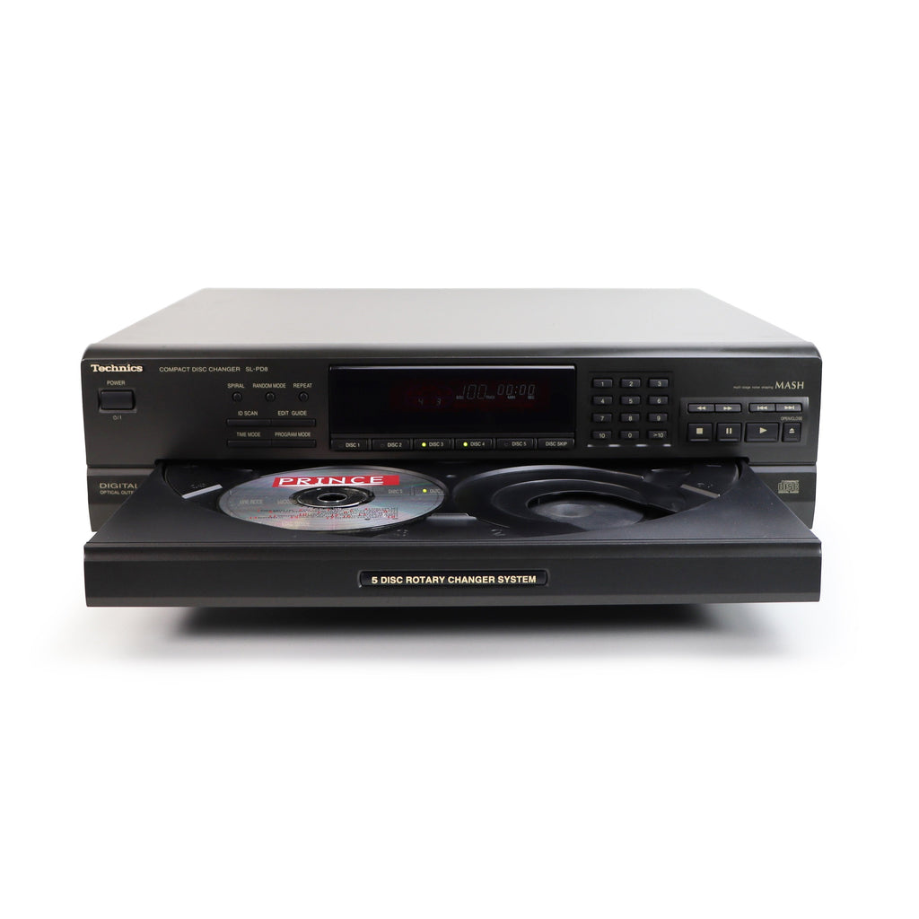 Technics SL-PD8 5-Disc CD Rotary Changer System CD Player