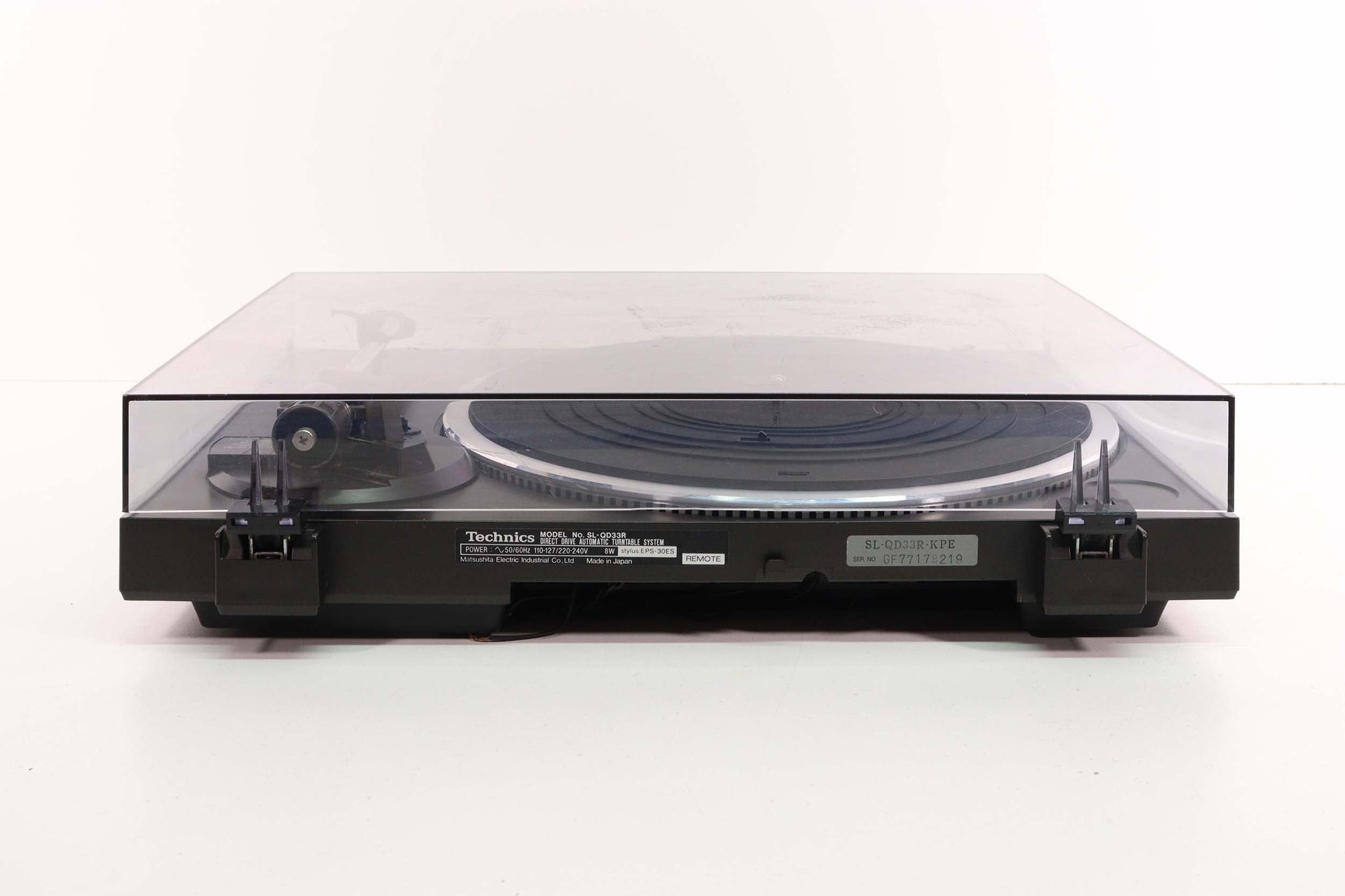 Technics SL-QD33R Quartz Direct Drive Automatic Turntable System (Need