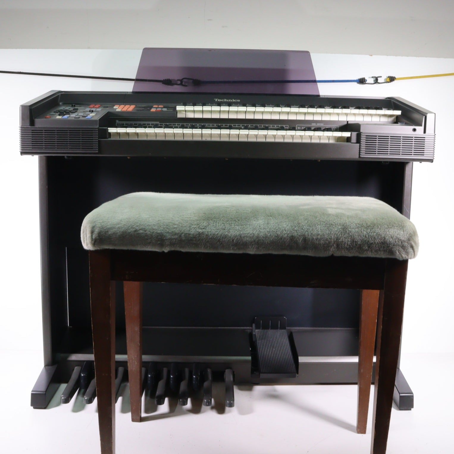 Technics SX-EX20L PCM Sound Vintage Electronic Organ Piano with Plush