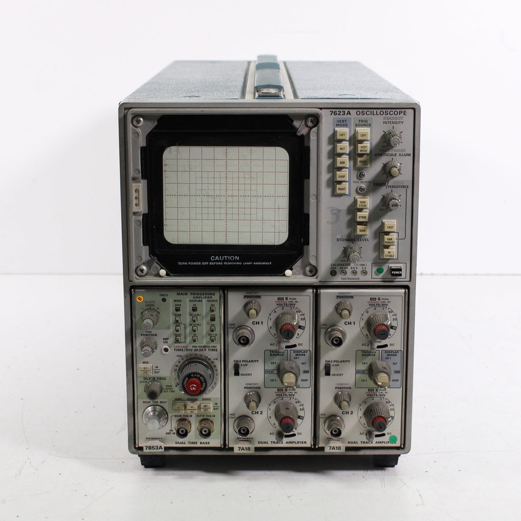 Tektronix 7623A Oscilloscope 100 MHz Analog Multi-Mode Storage Mainfra