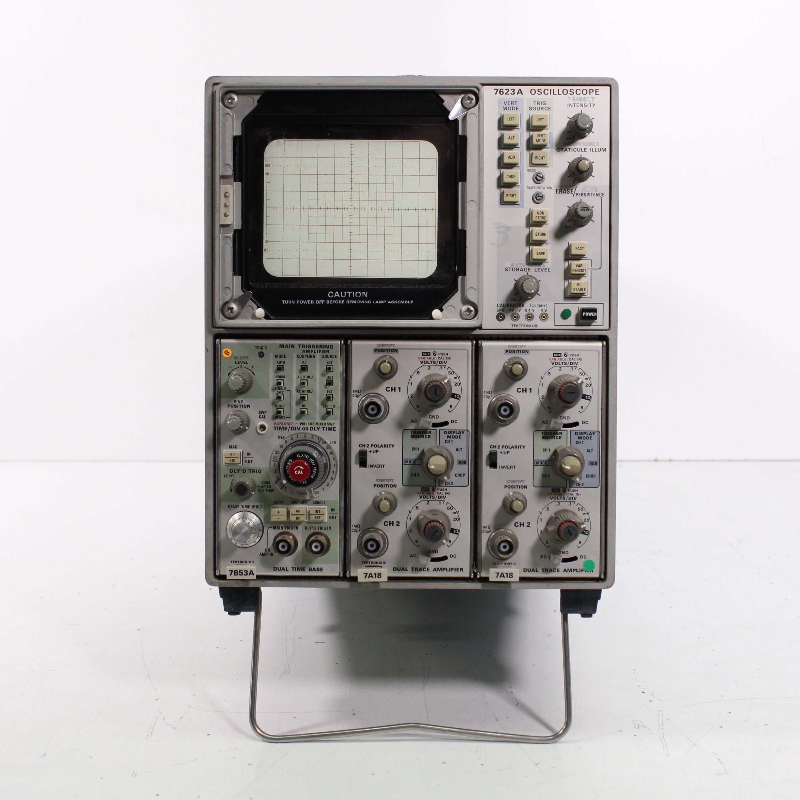 Tektronix 7623A Oscilloscope 100 MHz Analog Multi-Mode Storage Mainfra ...