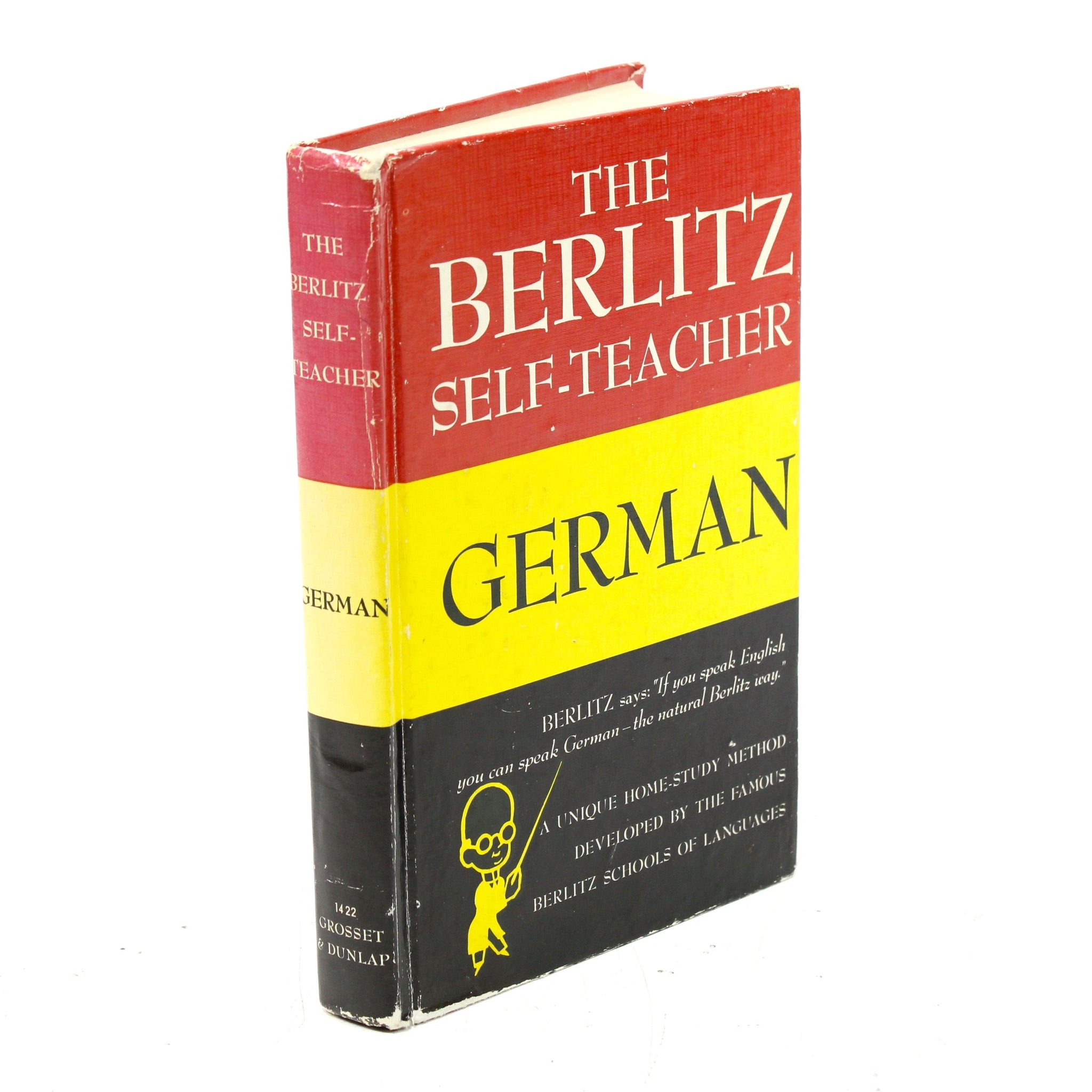 The Berlitz Self-Teacher: German Hardcover Book (1950)