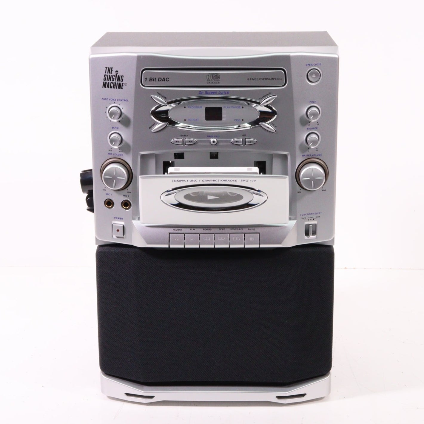 The Singing Machine SMG-199 Karaoke System with Built-In CD and Casset ...