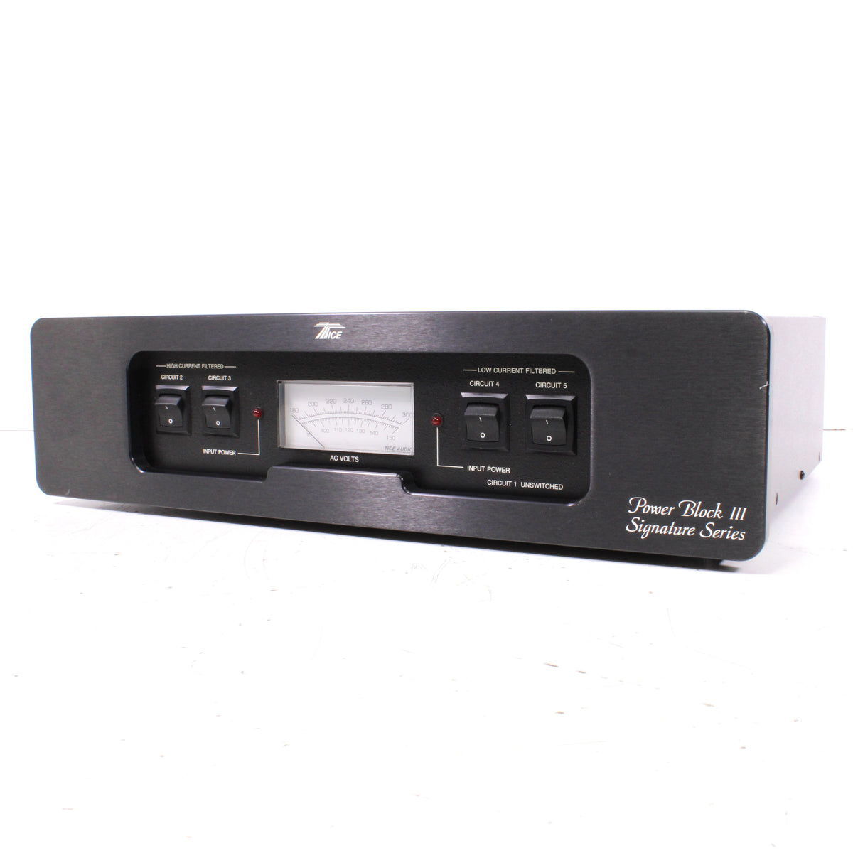 Tice Power Block III Signature Series Power Conditioner Black (BAD MET ...