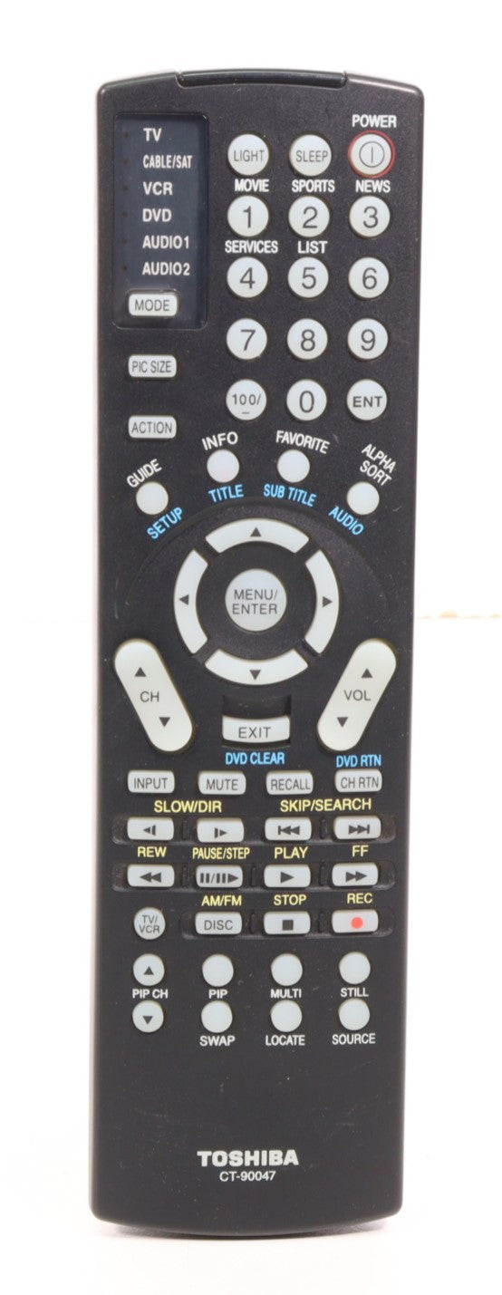 Toshiba CT-90047 Remote Control for TV 32AFX61 and More