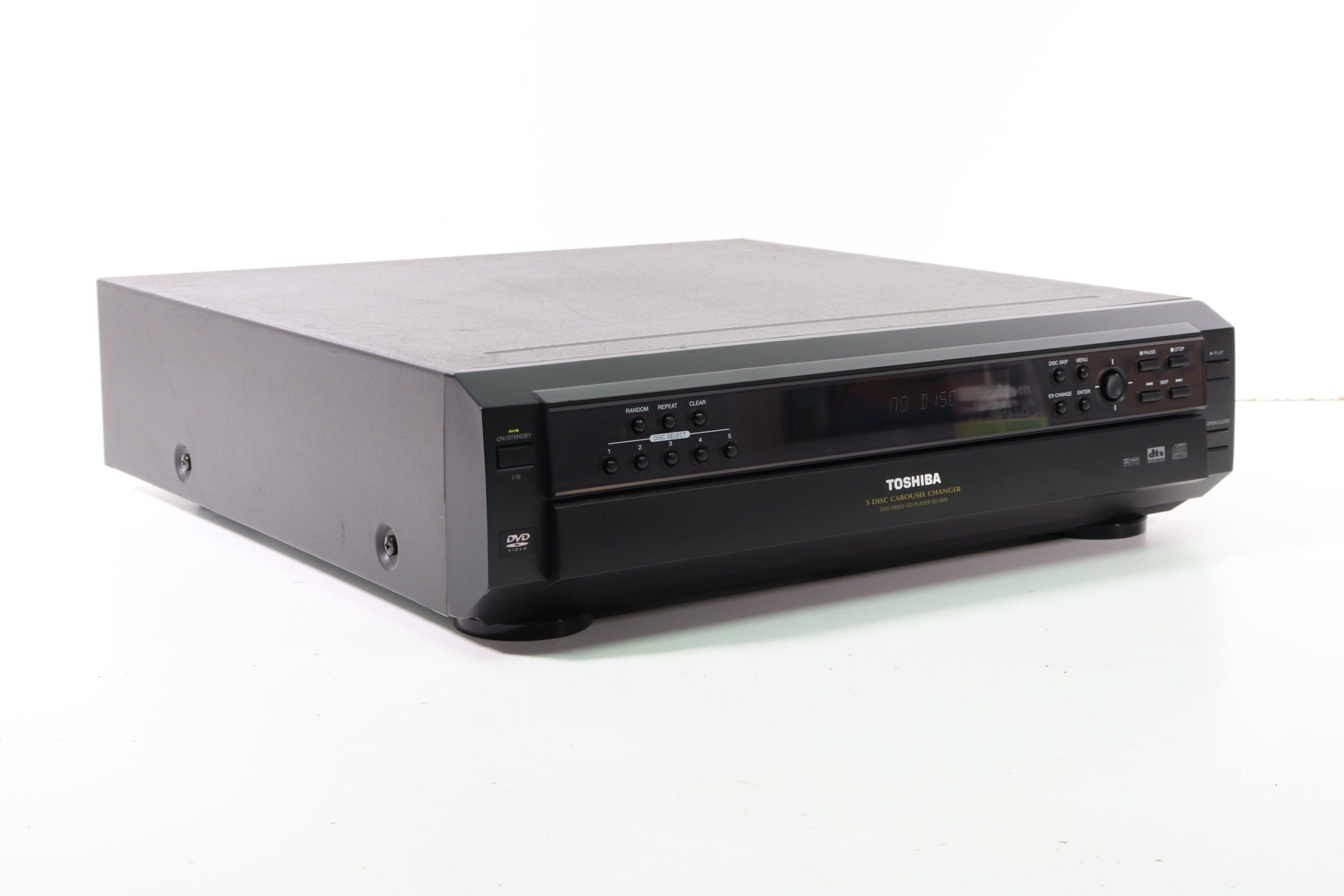 Toshiba SD-2805 5 Disc Carousel Changer DVD CD Player — SpenCertified