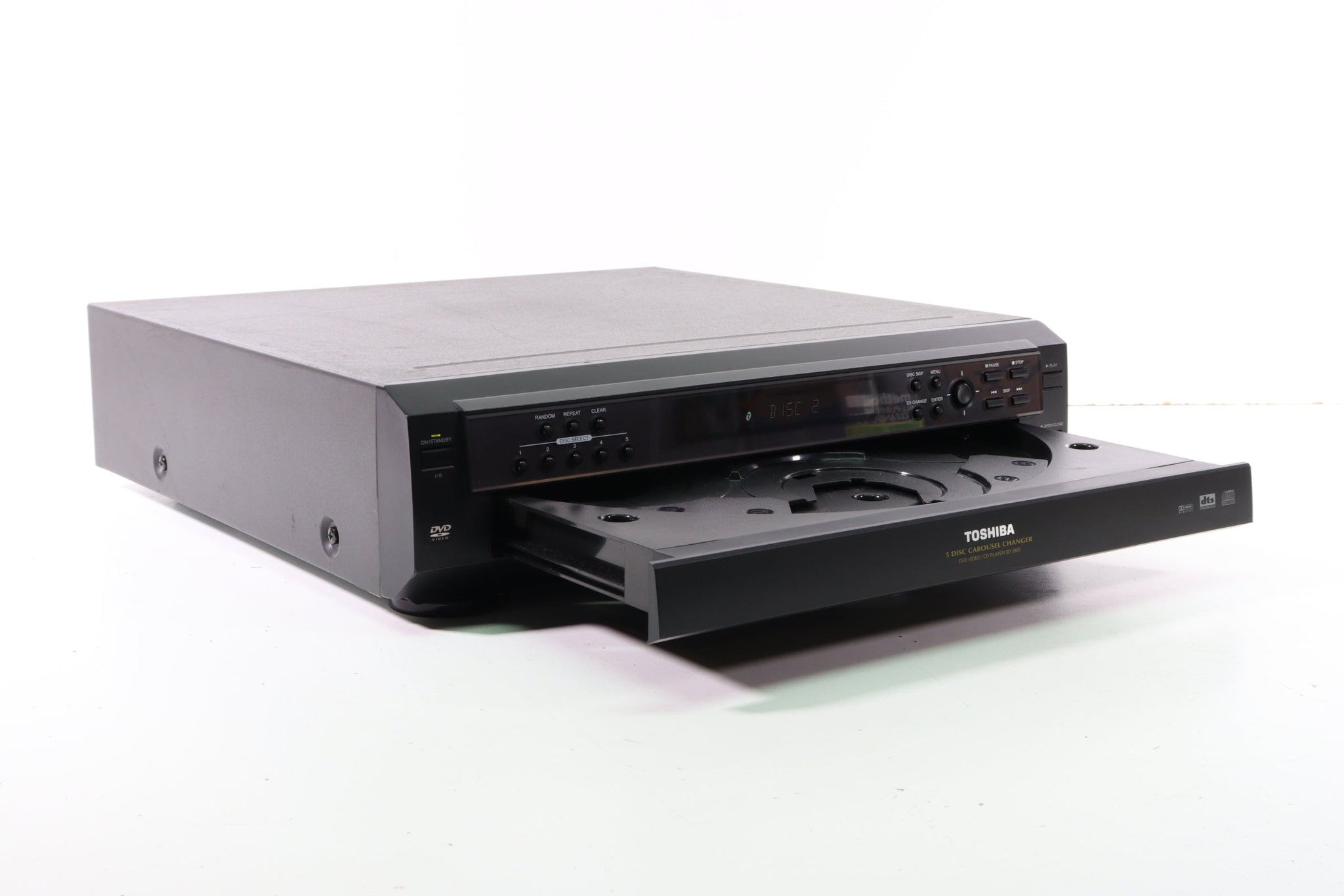 Toshiba SD-2805 5 Disc Carousel Changer DVD CD Player