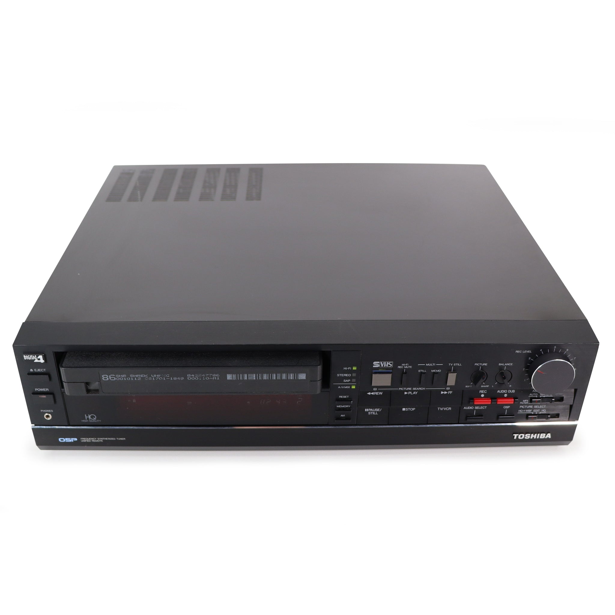Toshiba SV-950 S-Video SVHS VHS Video Cassette Recorder SUPER RARE Pro ...