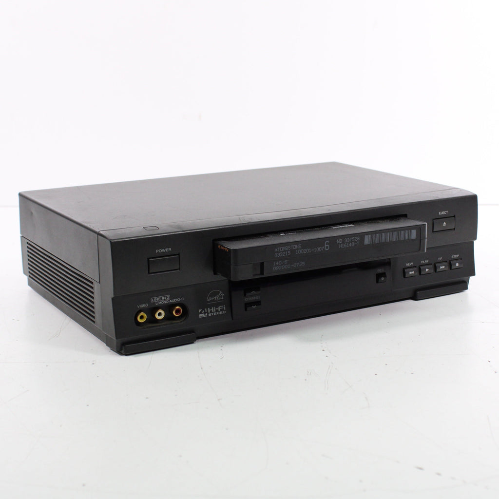 Toshiba W-515 4-Head Hi-Fi VCR Video Cassette Recorder Auto Clock Set
