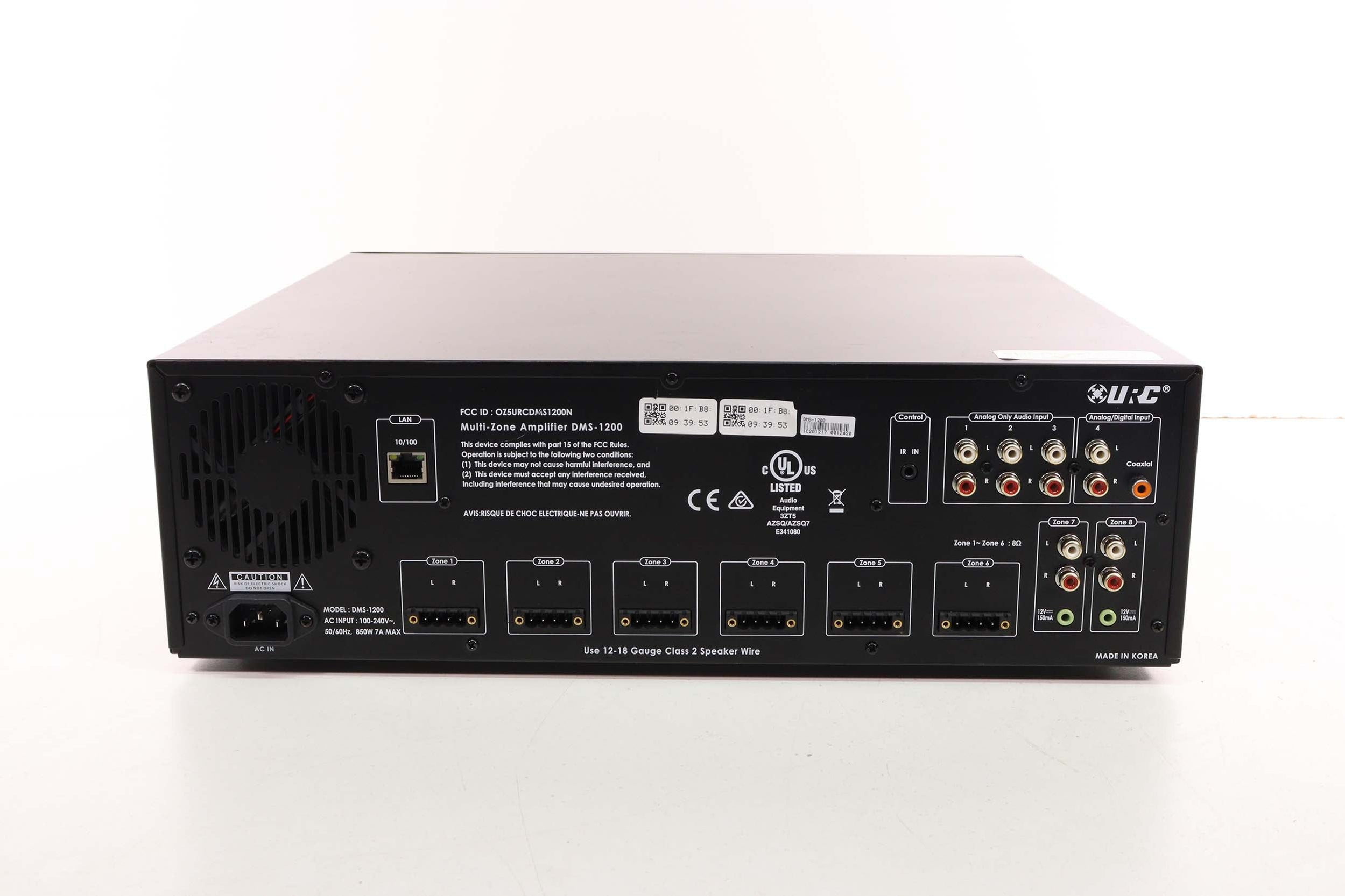 URC DMS-1200 Multi-Zone Amplifier System (Doesn't Power Up) — SpenCertified