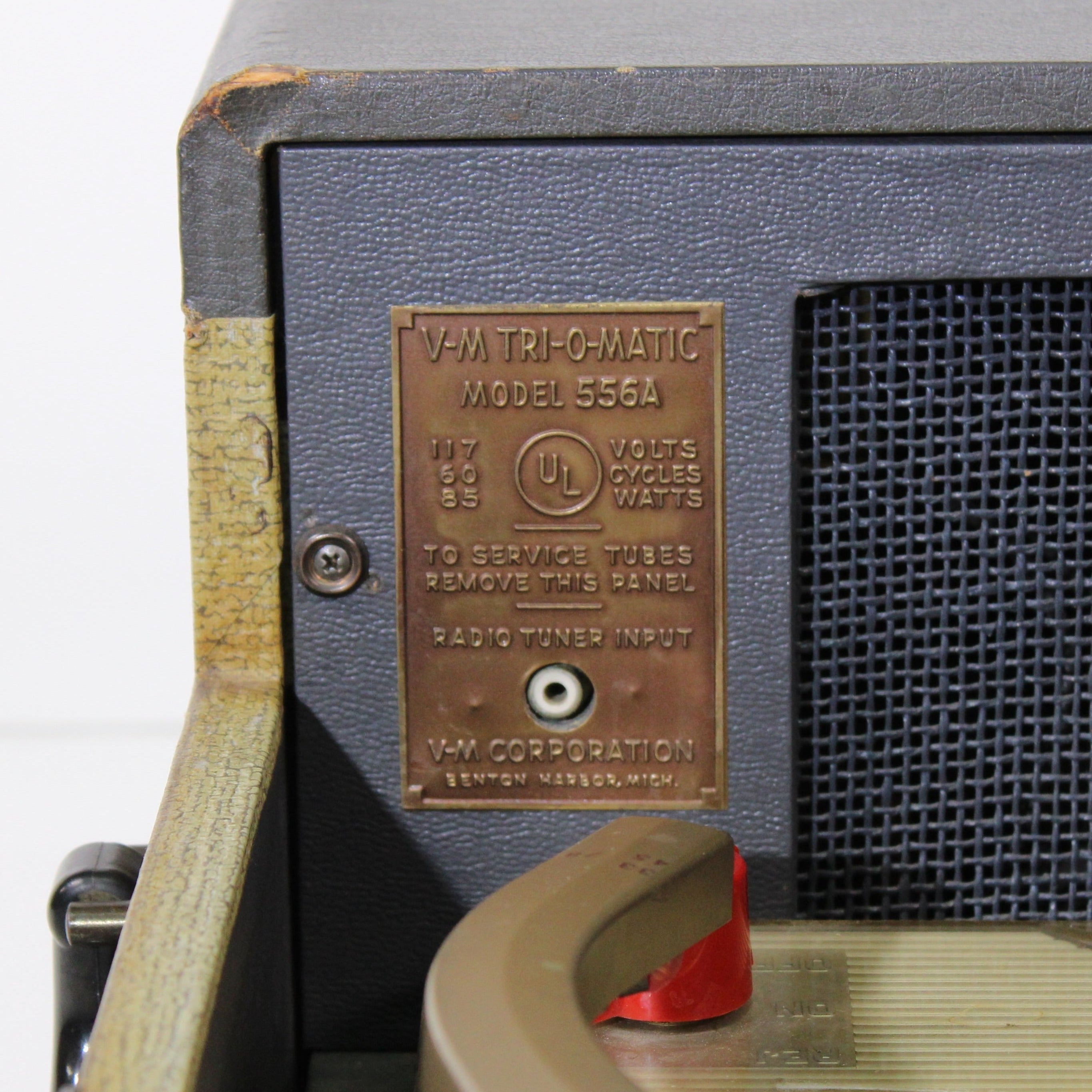 V-M Tri-O-Matic Model 556A Vintage Portable Turntable Record Player (1 ...