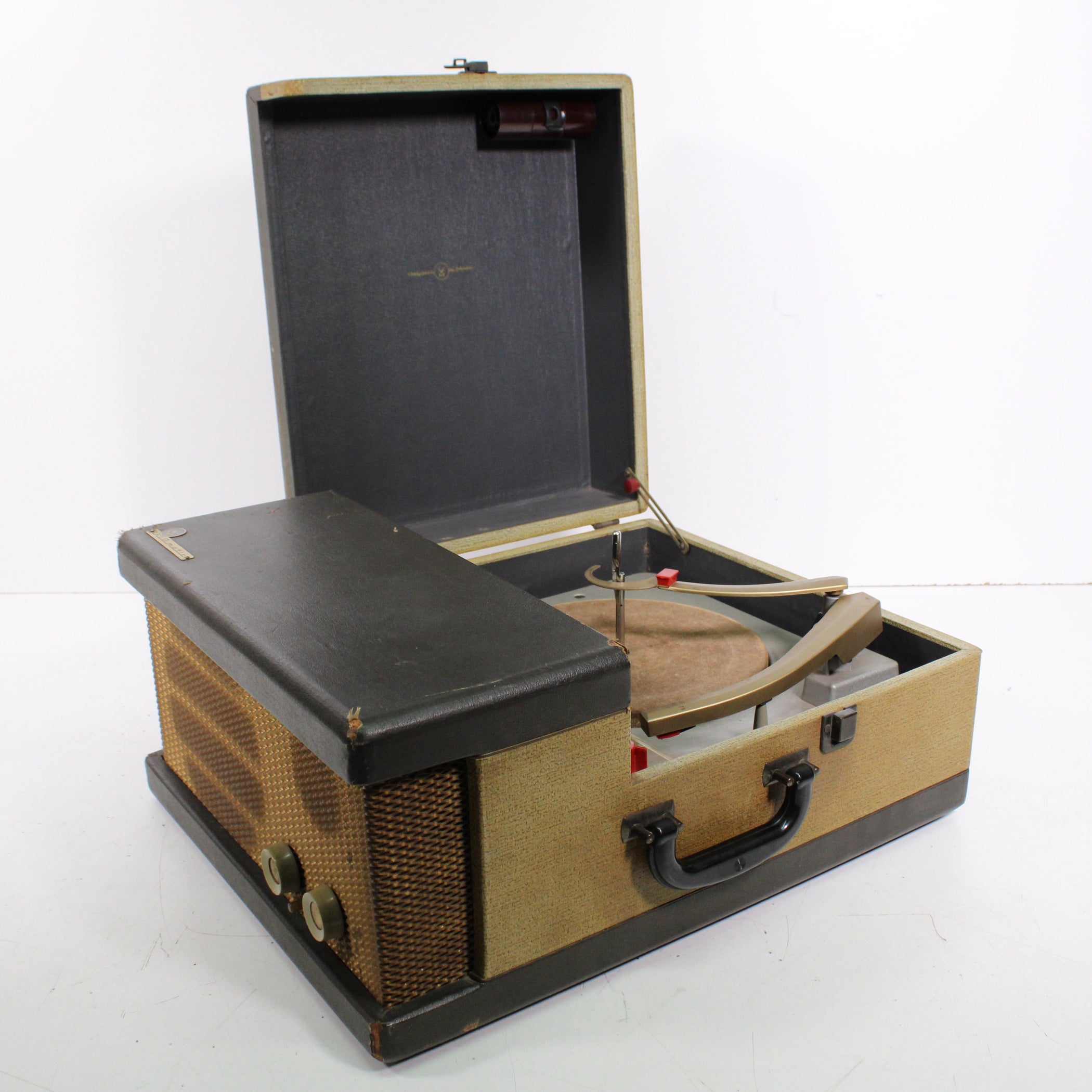 V-M Tri-O-Matic Model 556A Vintage Portable Turntable Record Player (1 ...