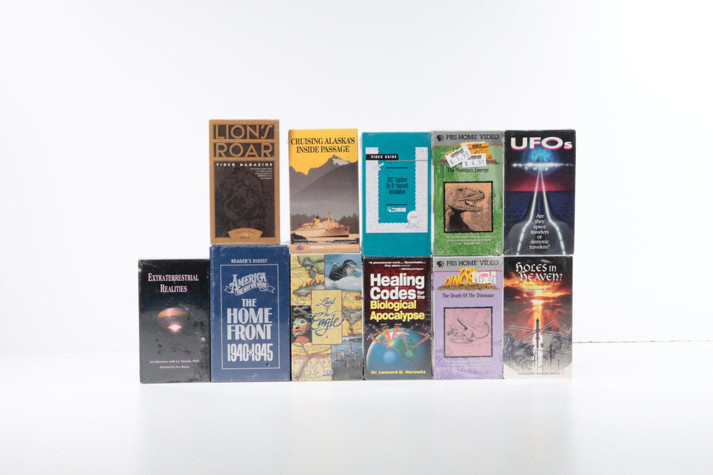 VHS Collection: Bundle of 17 VHS Tape Documentaries (BRAND NEW)