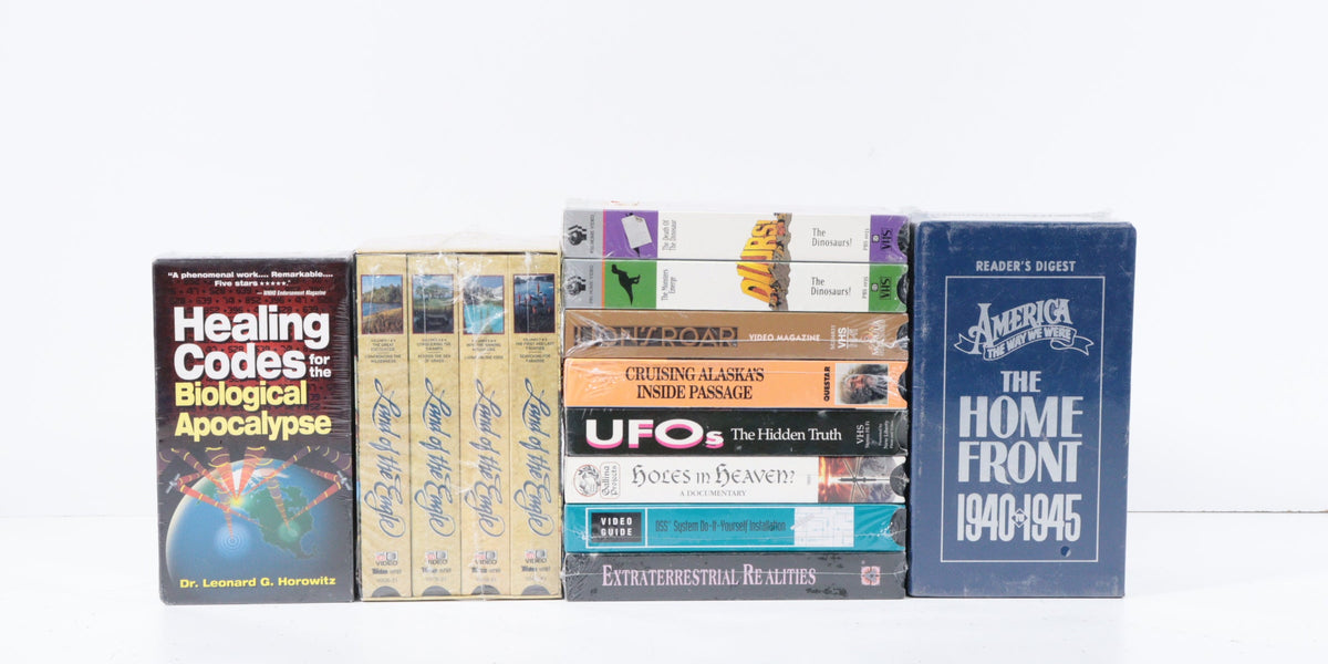 VHS Collection: Bundle of 17 VHS Tape Documentaries (BRAND NEW ...