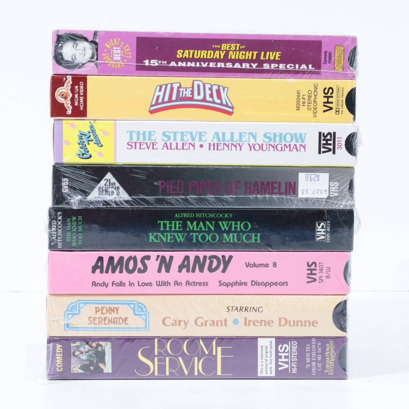 VHS Collection: Bundle of 8 VHS Tapes Vintage Classics (BRAND NEW)