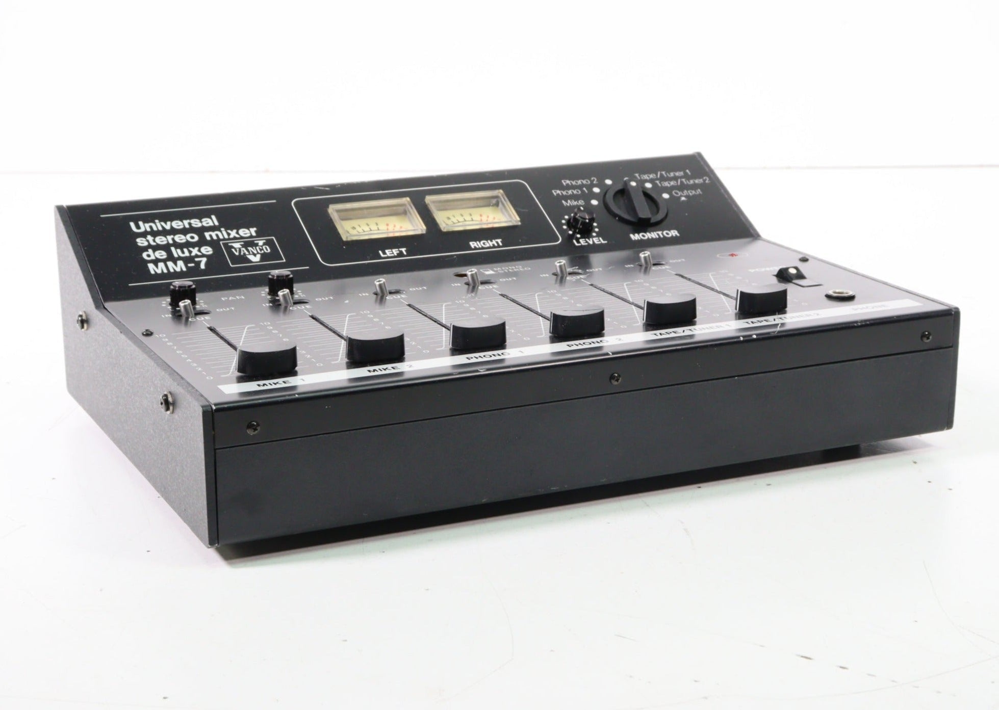 Vanco MM-7 Vintage Universal Stereo Mixer De Luxe — SpenCertified