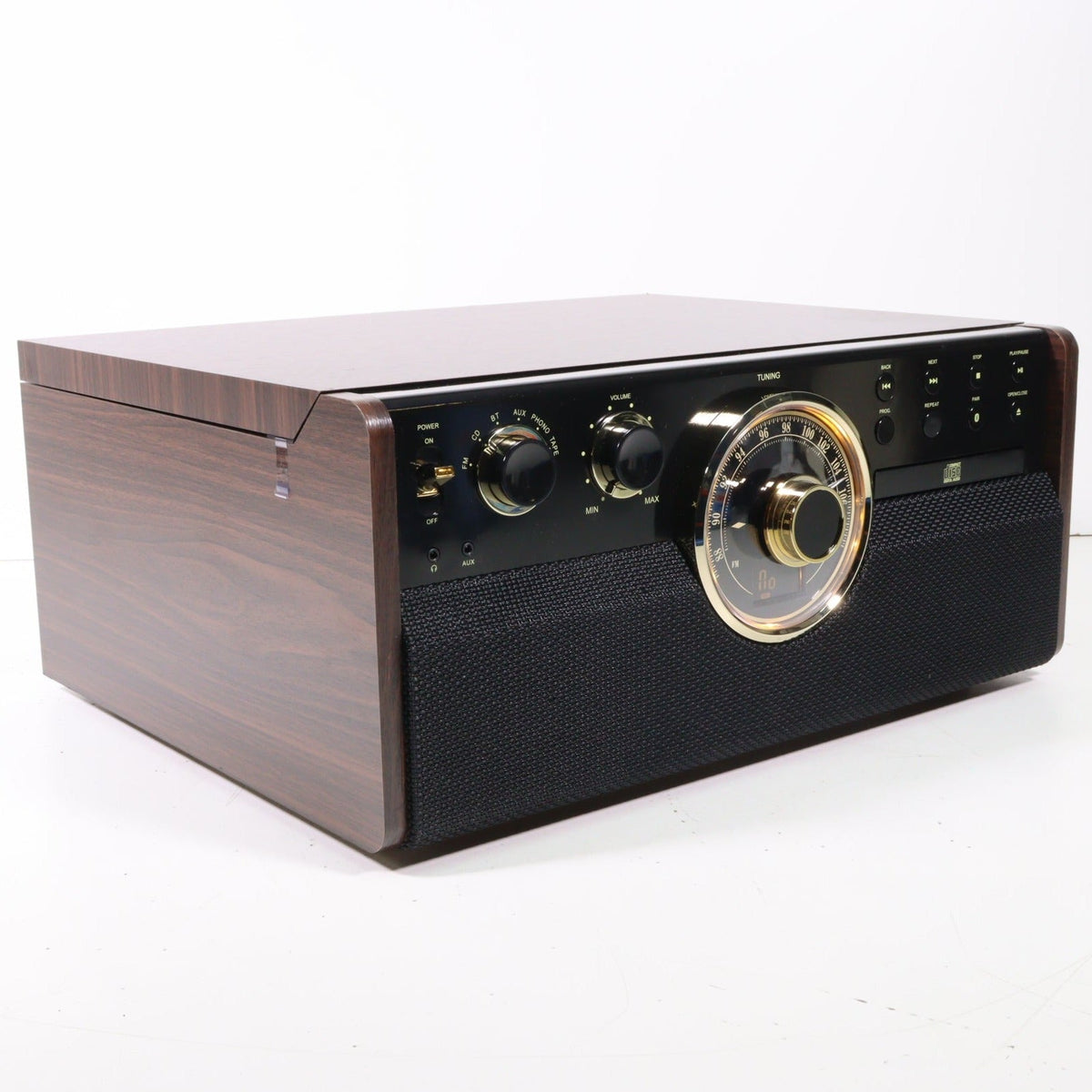 Victrola VTA-270B Empire Record Player 6-In-1 Music Center with Blueto ...