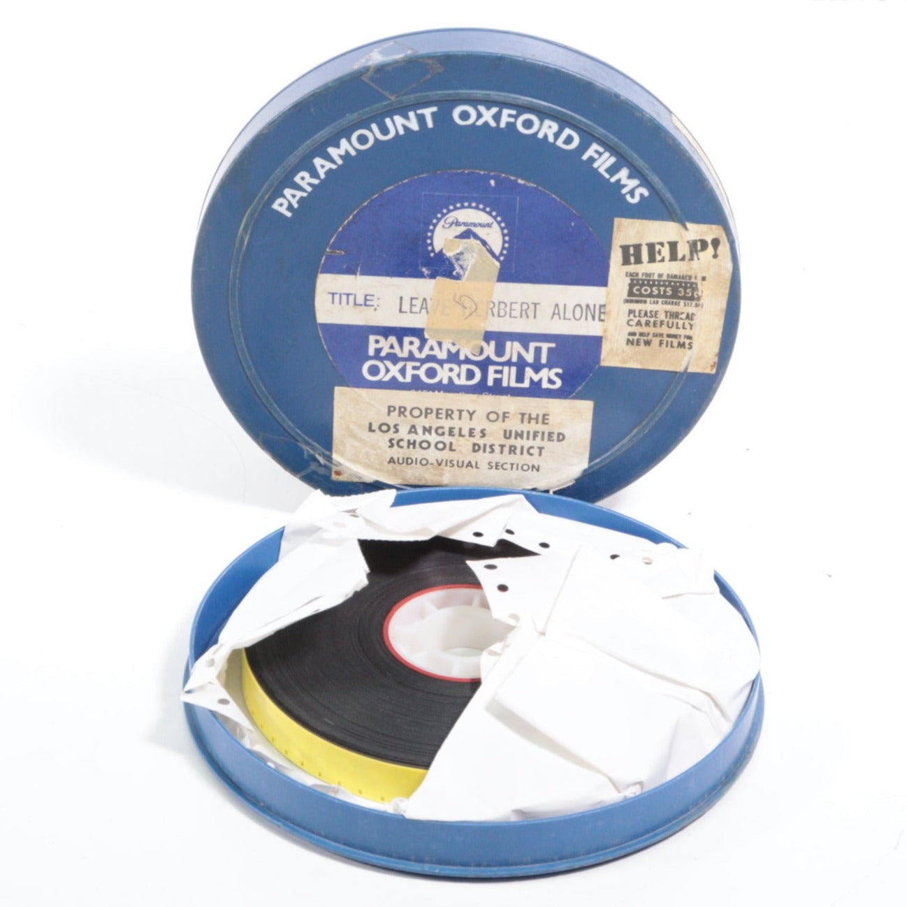 Vintage Reel-to-Reel Projector Tapes 16mm Film