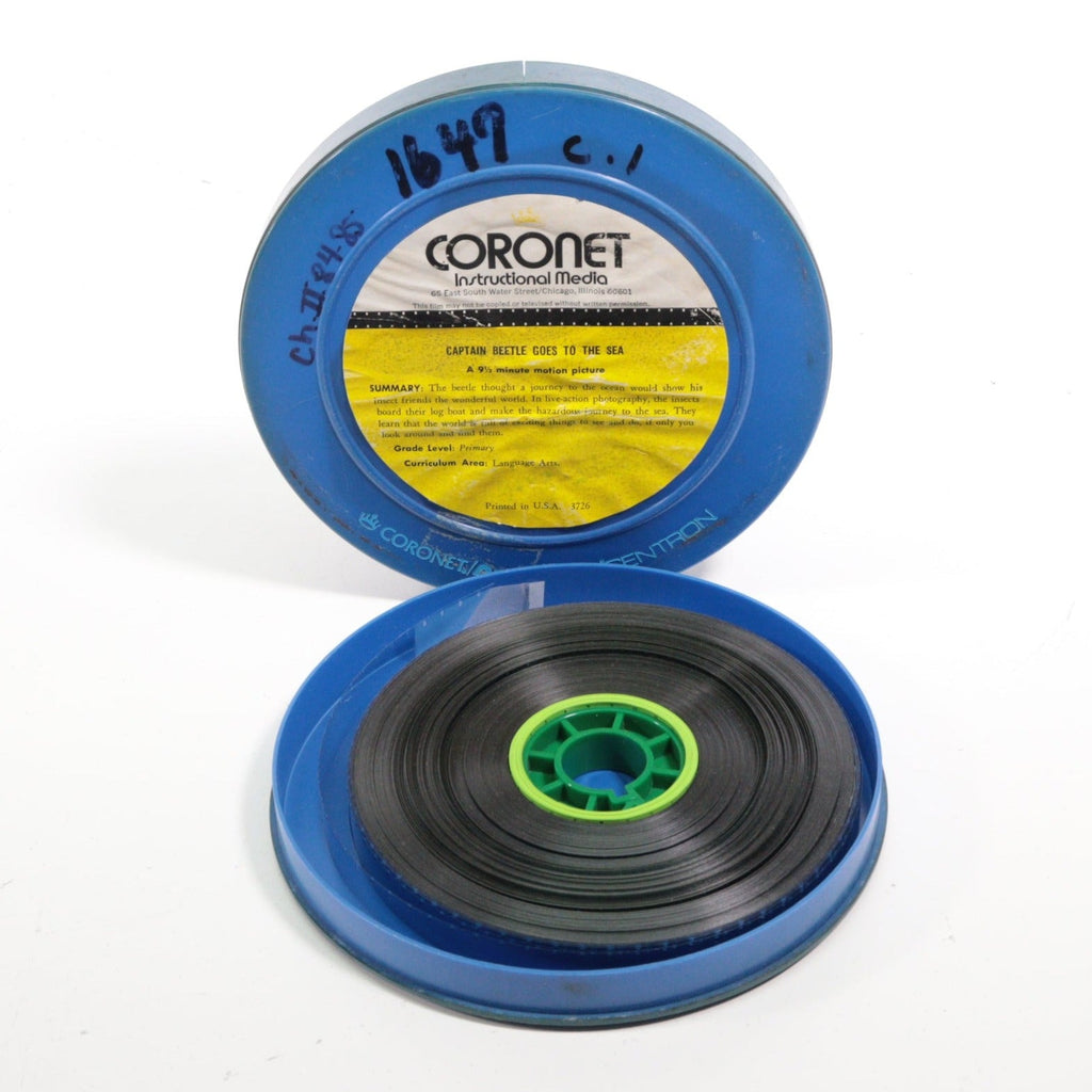 Vintage Reel-to-Reel Projector Tapes 16mm Film