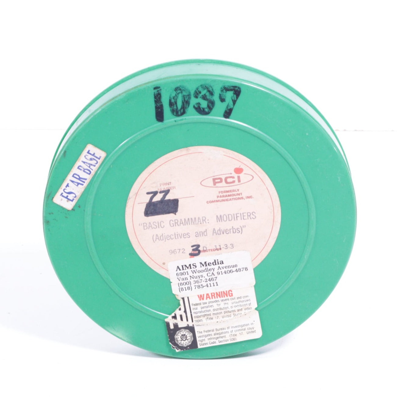 Vintage Reel-to-Reel Projector Tapes 16mm Film