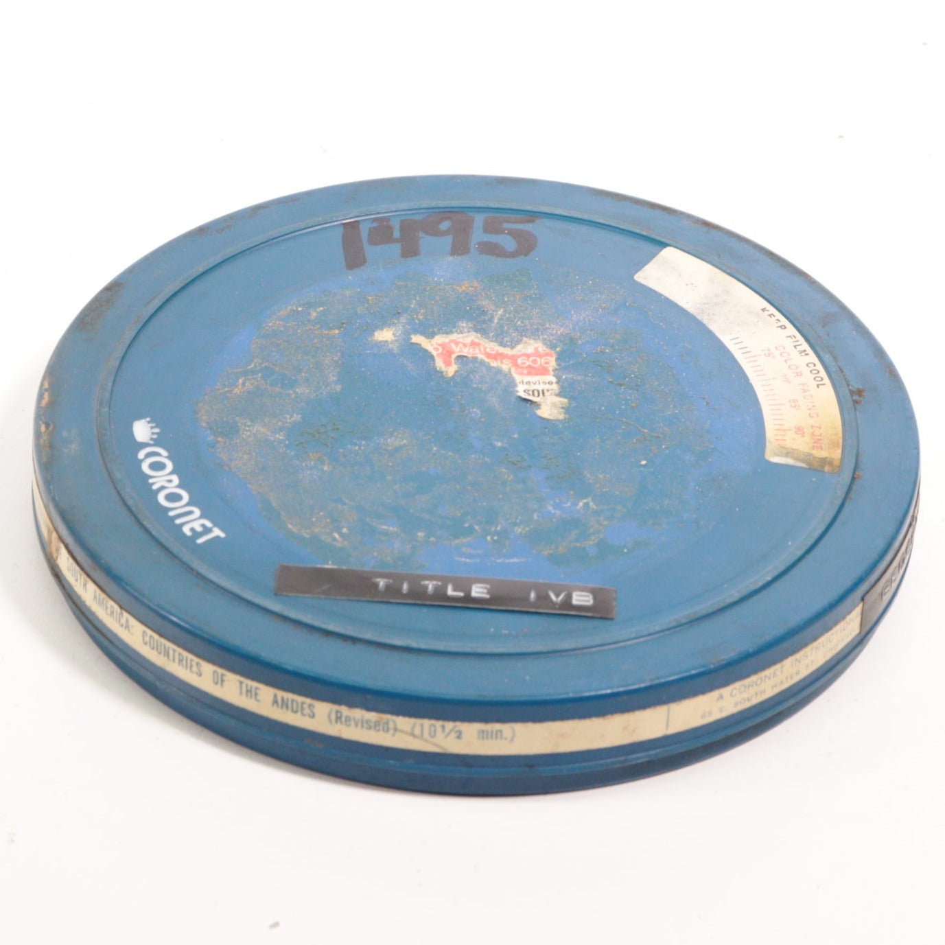 Vintage Reel-to-Reel Projector Tapes 16mm Film