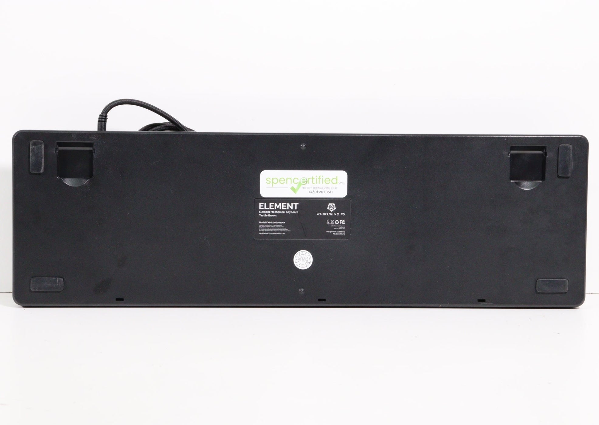 Whirlwind FX FX86016002267 Element Mechanical Gaming Keyboard PS2 Plug ...