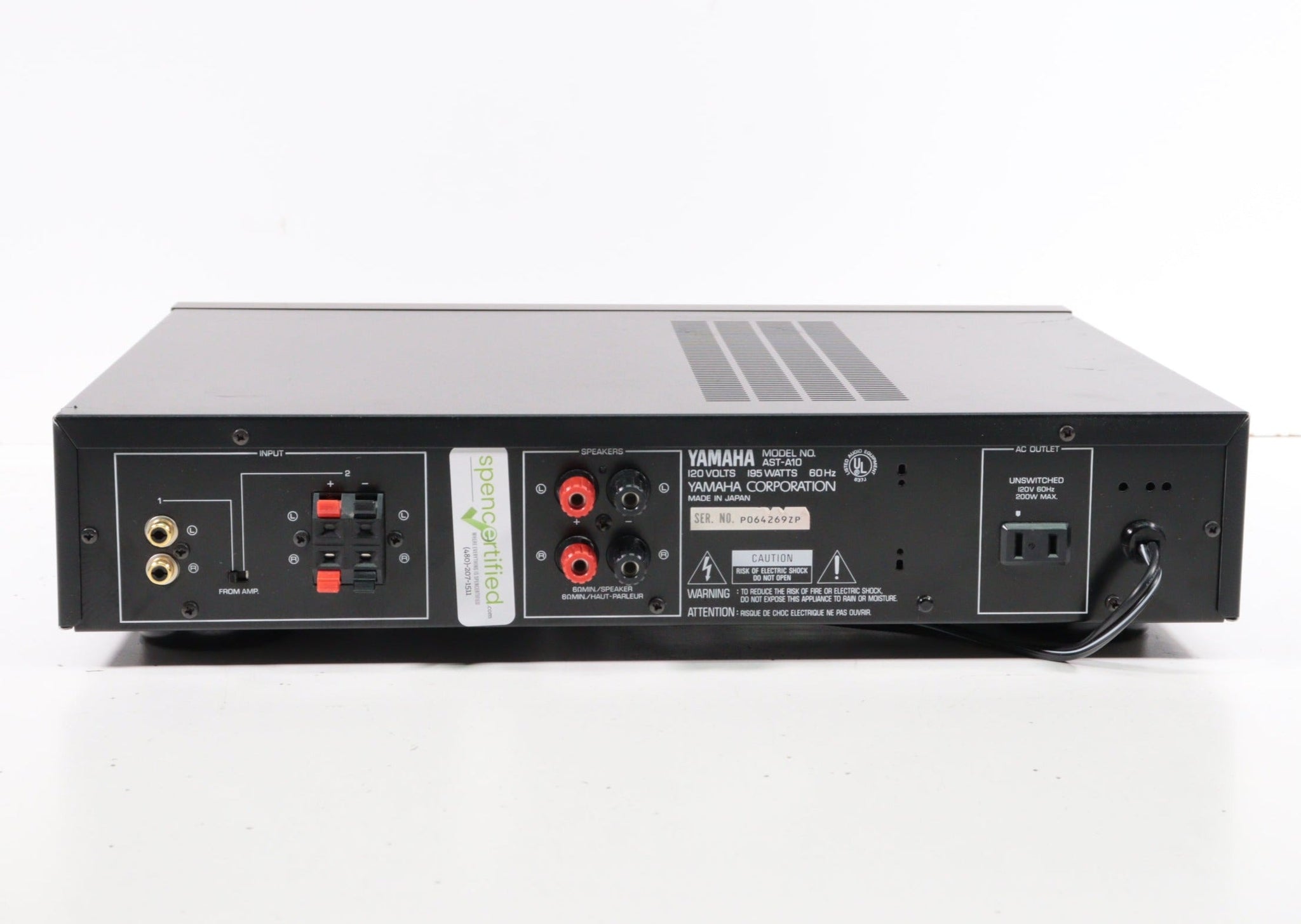Yamaha AST-A10 Natural Sound Active Servo Processing Amplifier with Ca