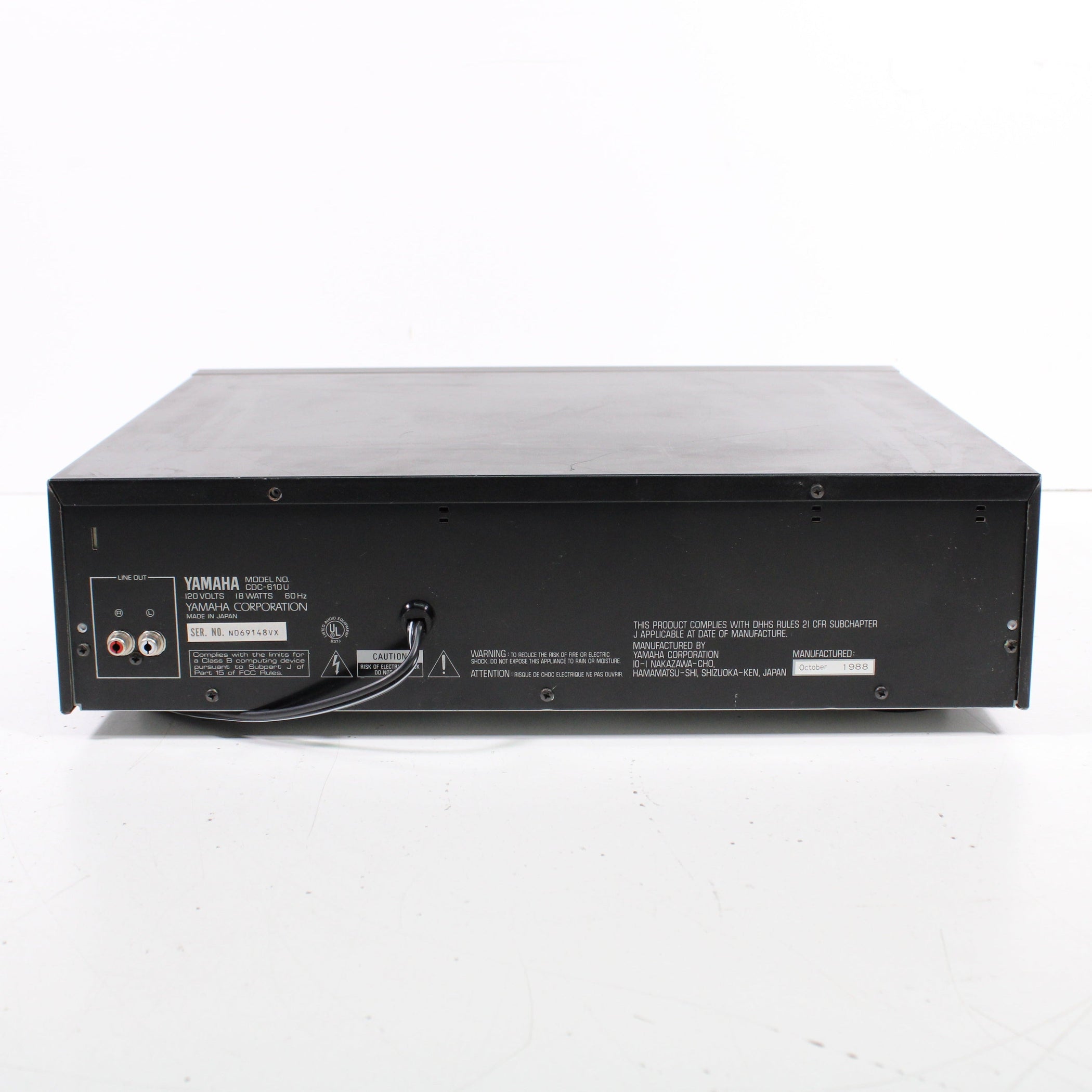 Yamaha CDC-610U Automatic CD Changer Magazine Cartridge CD Player (198 ...
