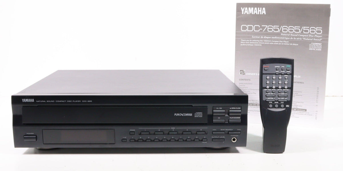 Yamaha CDC-665 5-Disc Natural Sound CD Compact Disc Player (1998 ...