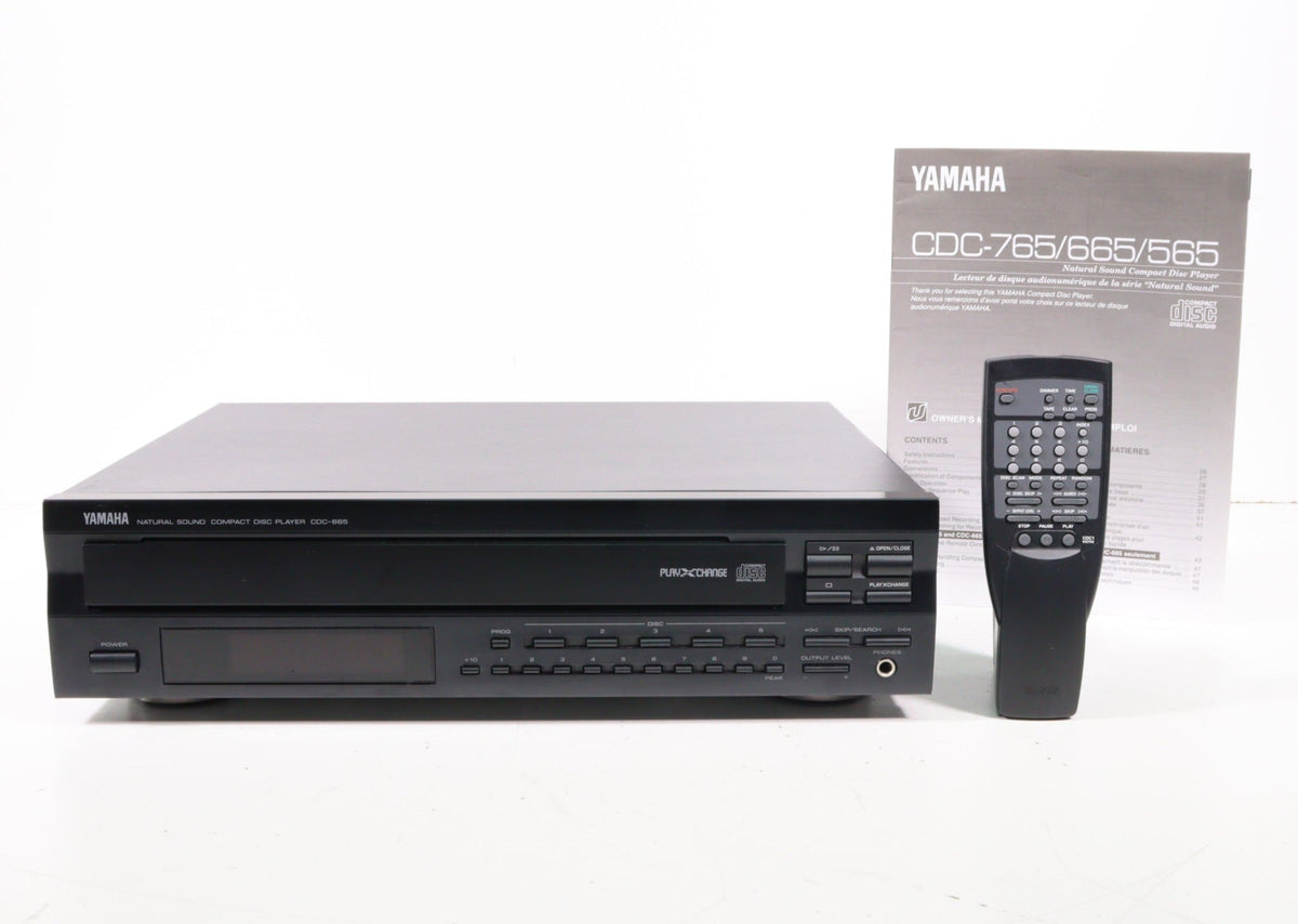 Yamaha CDC-665 5-Disc Natural Sound CD Compact Disc Player (1998 ...