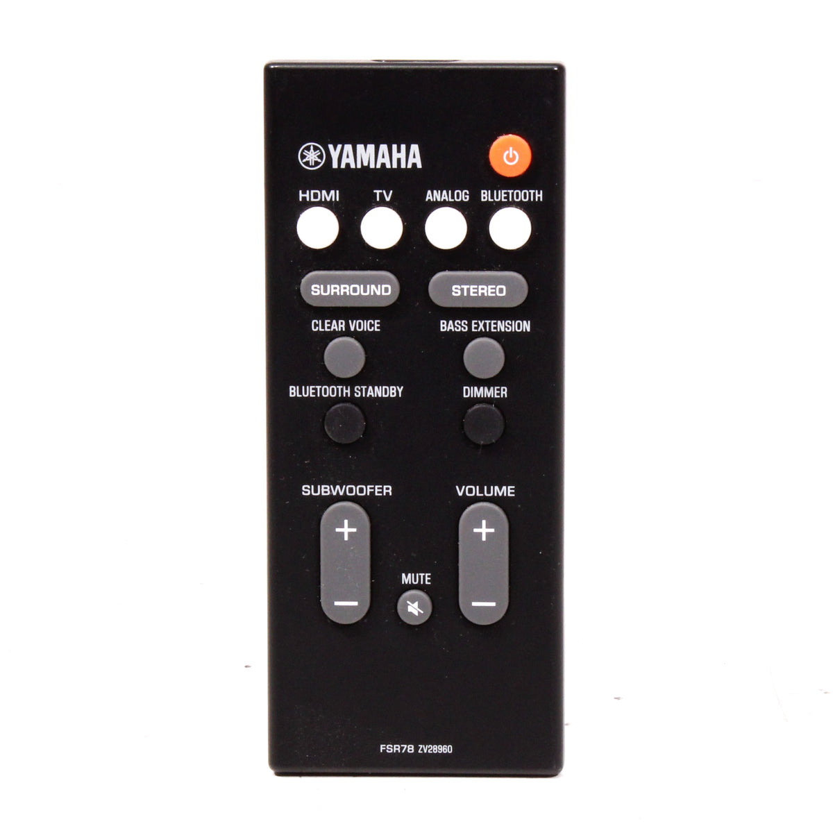 Yamaha FSR78 Remote Control Sound Bar ATS-1060 and More — SpenCertified