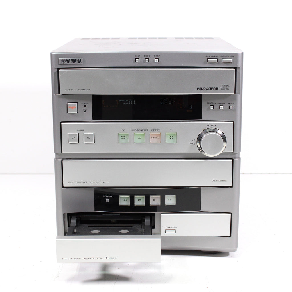Yamaha GX-707 Mini Component Stereo System 3-Disc CD and Cassette Play