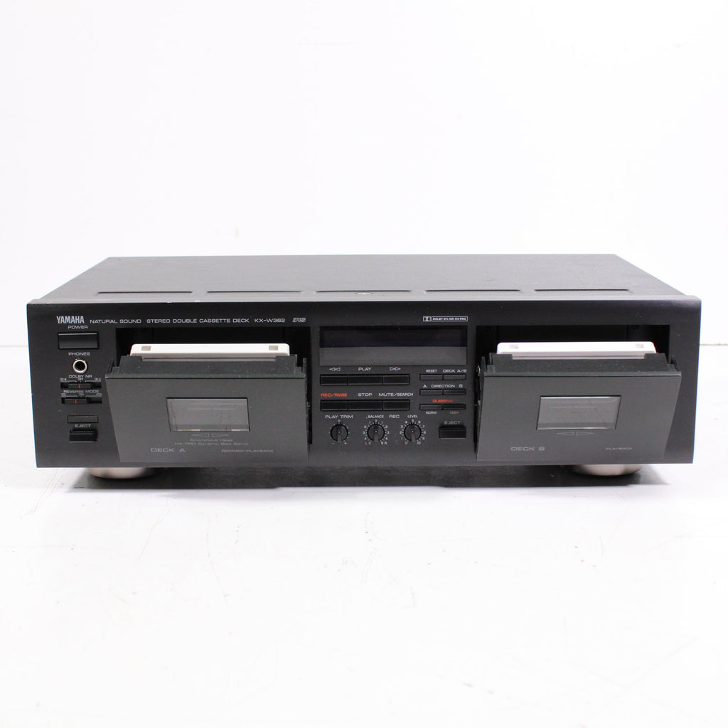 Yamaha KX-W362 Natural Sound Stereo Double Cassette Deck High Speed Du
