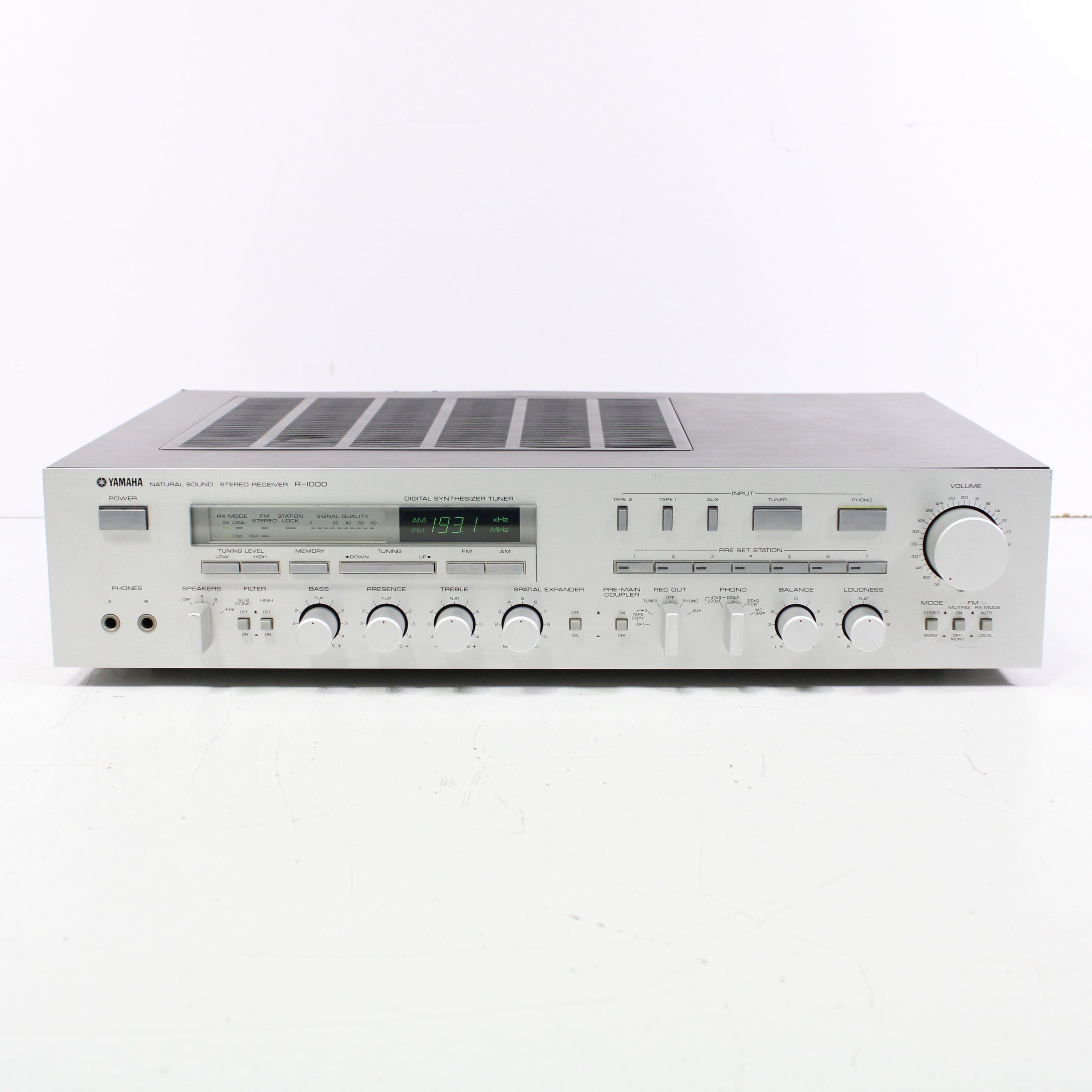 Yamaha R-1000 Vintage AM FM Stereo Receiver Dark Wood Paneling (1981 ...
