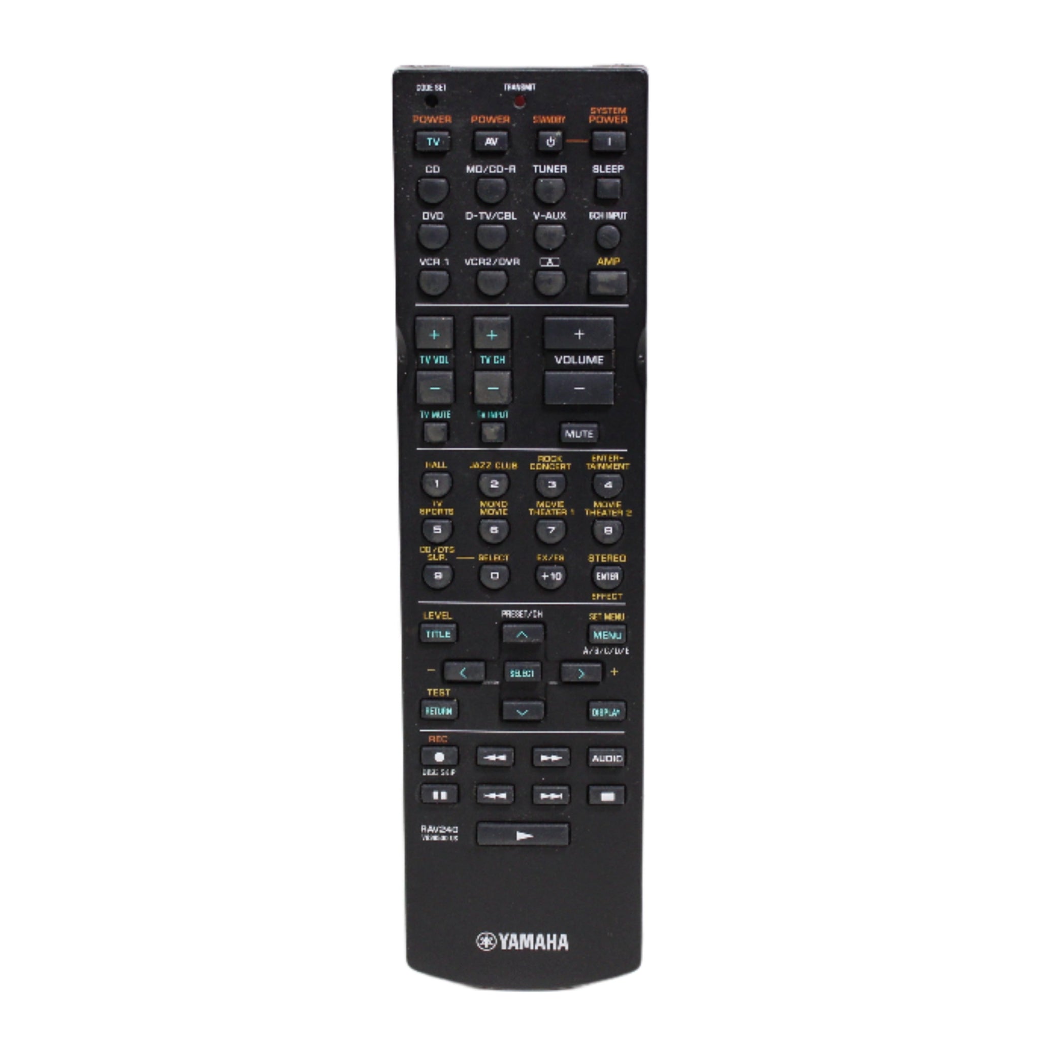 Yamaha RAV240 Remote Control for AV Receiver RX-V630 and More