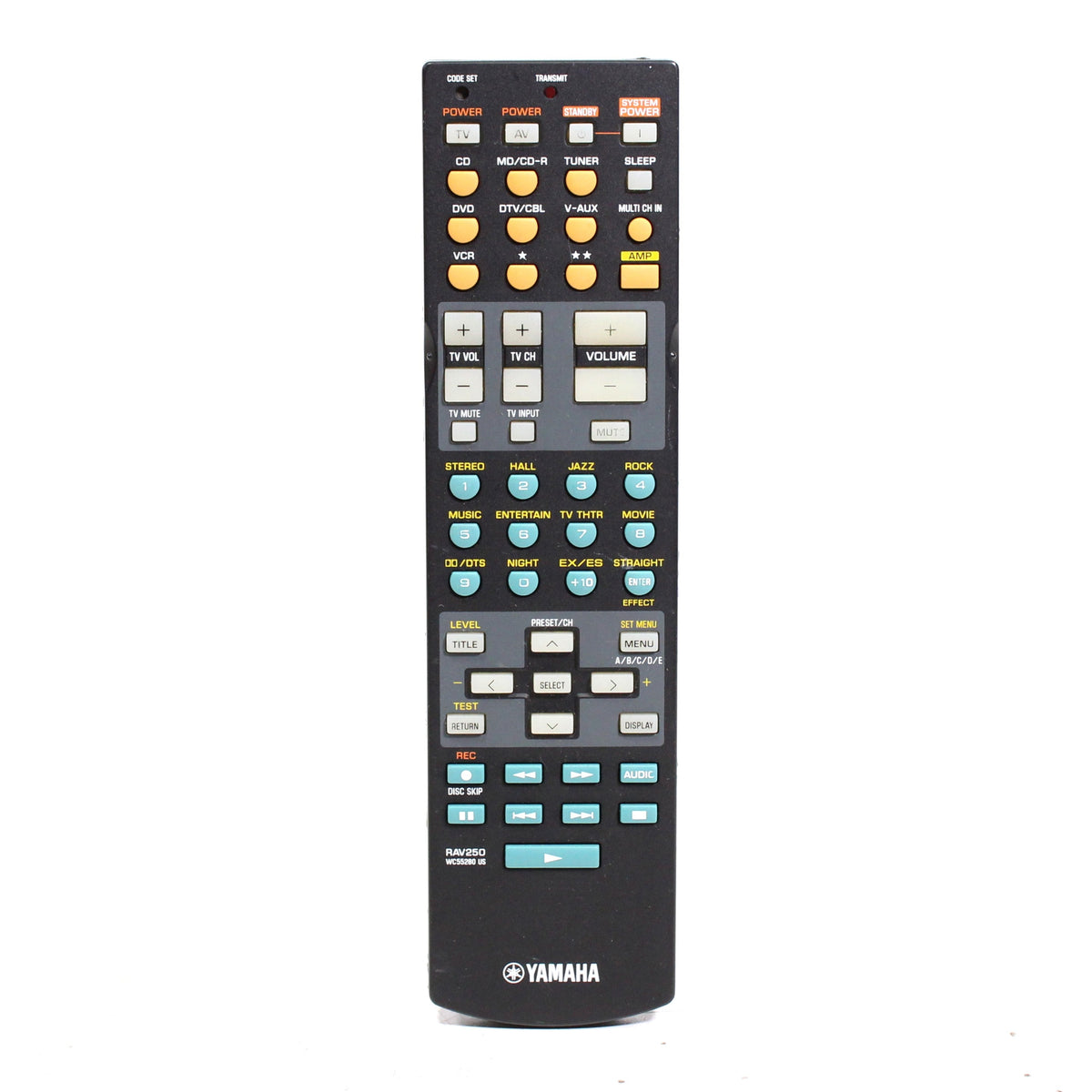 Yamaha RAV250 Remote Control for AV Receiver HTR-5740 and More ...