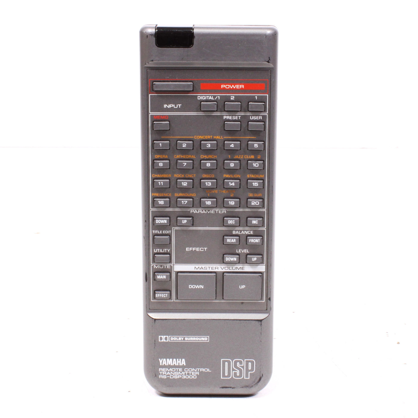 Yamaha RS-DSP3000 Remote Control for Transmitter — SpenCertified