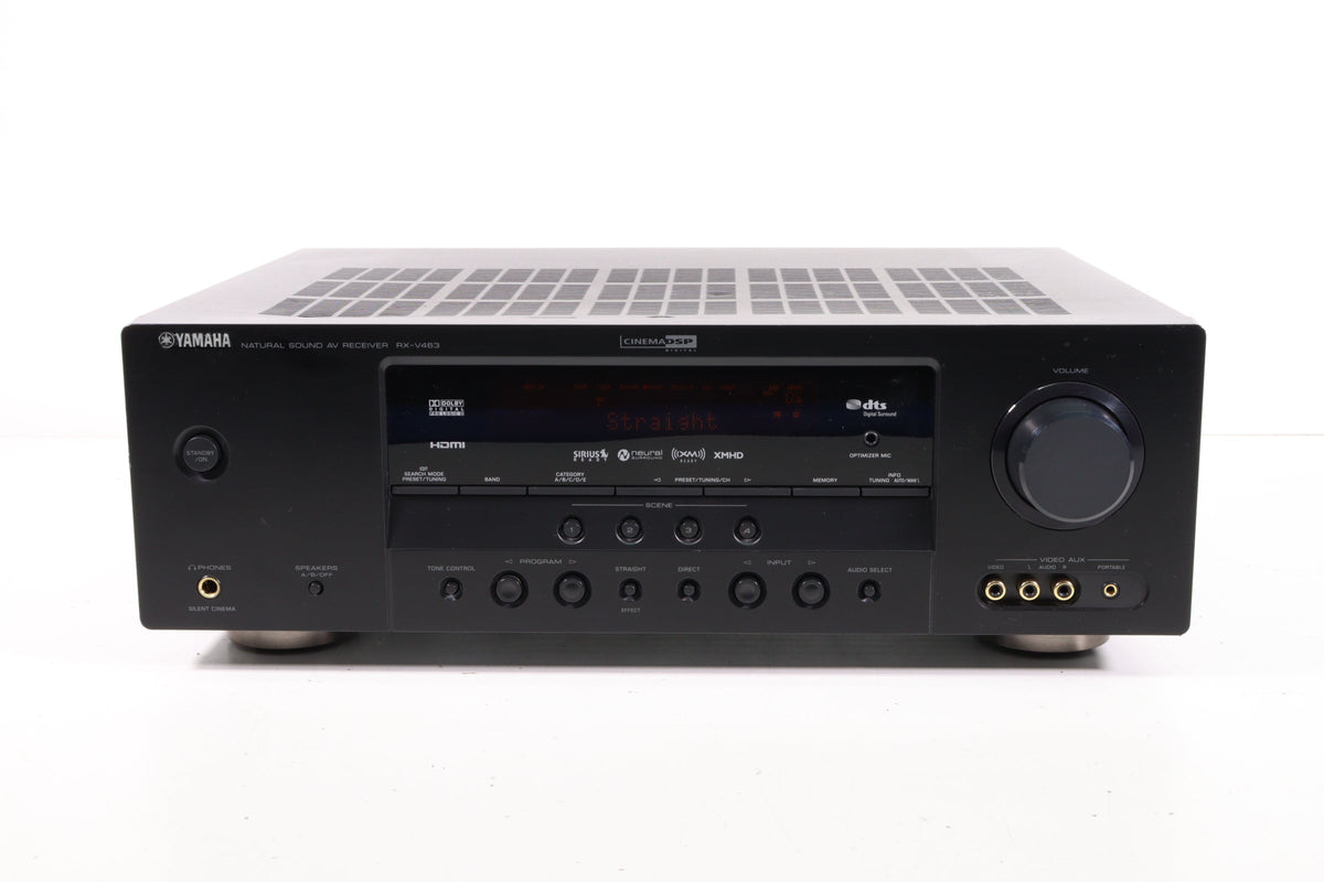 Yamaha RX-V463 Natural Sound AV Audio Video Receiver with HDMI (NO REM ...