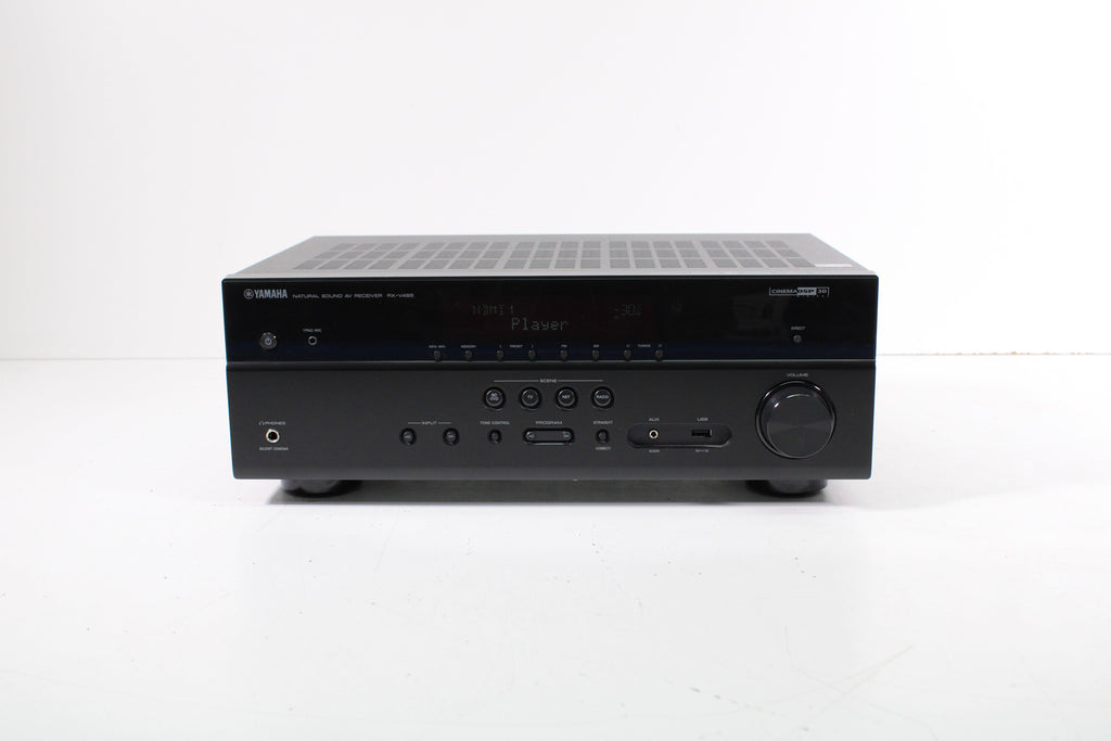 Yamaha RX-V485 Natural Sound AV Receiver with Bluetooth (NO REMOTE)
