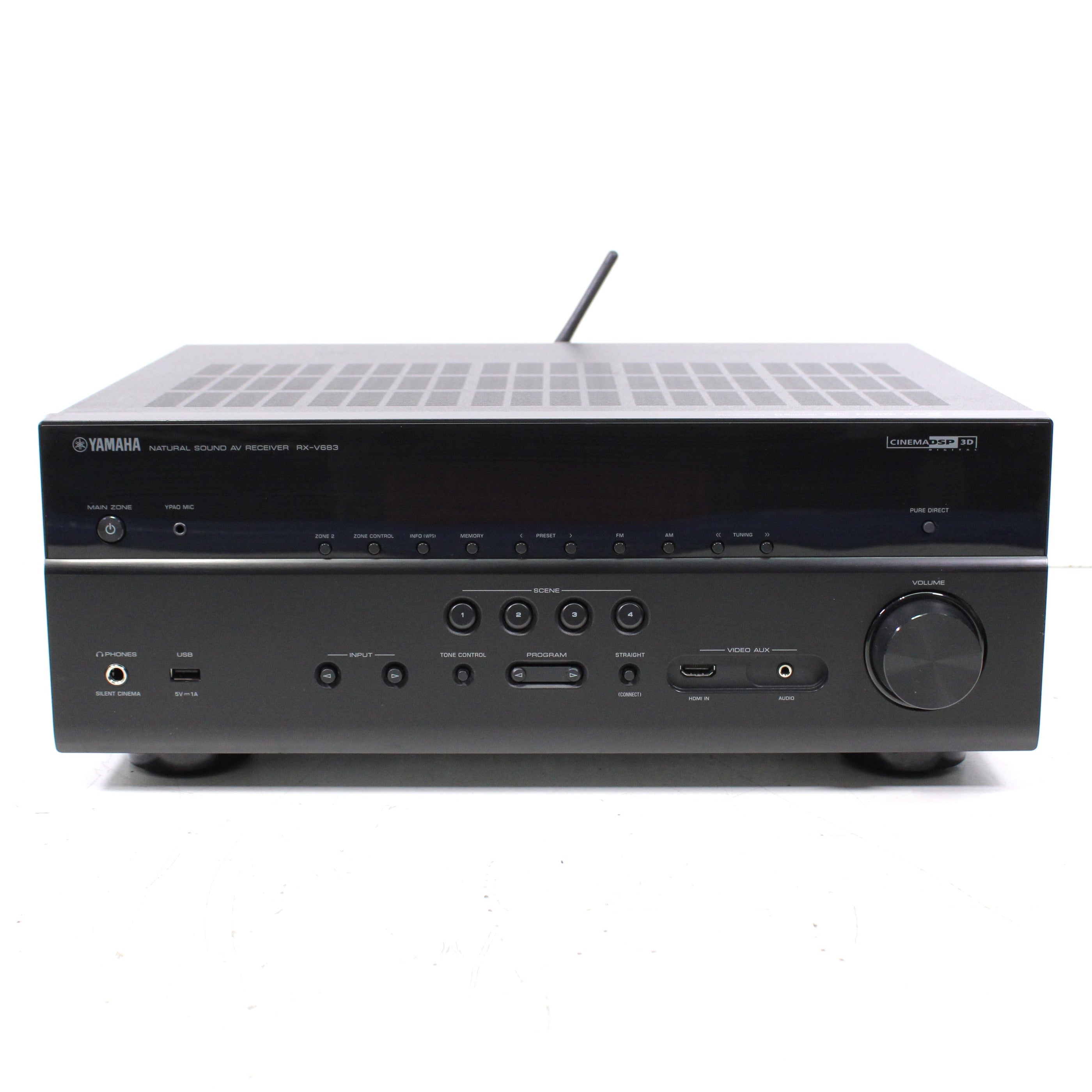Yamaha RX-V683 7.2-Channel Home Theater Receiver with Bluetooth, Wi-Fi ...